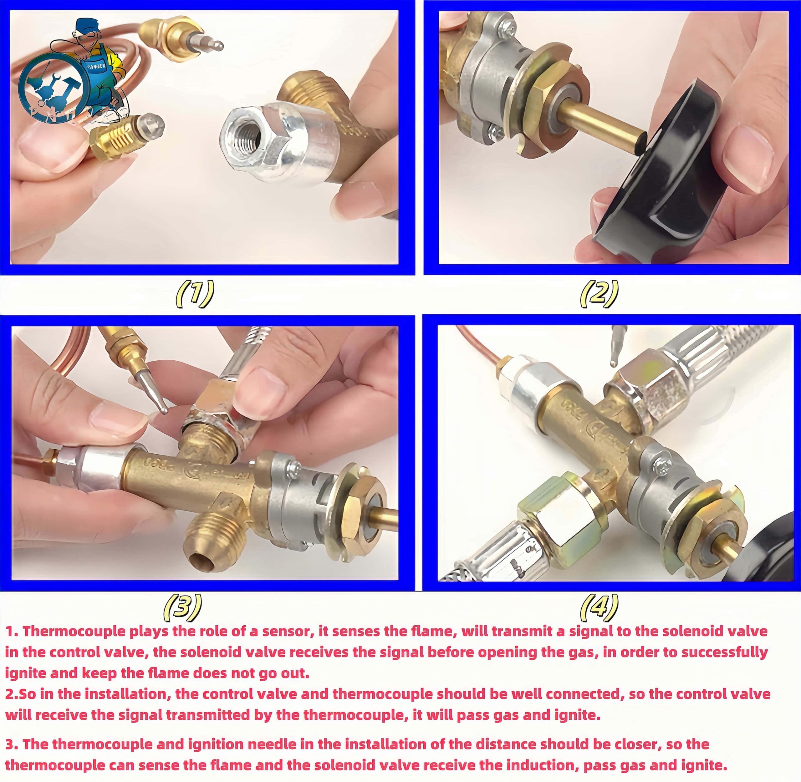 Gas Fireplace Propane Gas Fire Pit Flame Failure Safety Valve System ...
