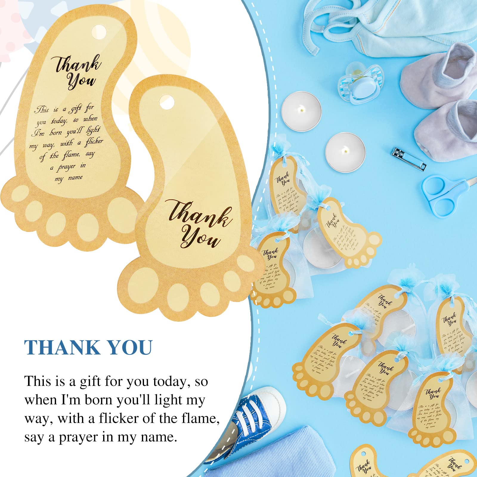 Baby Shower Thank You Wording Tag