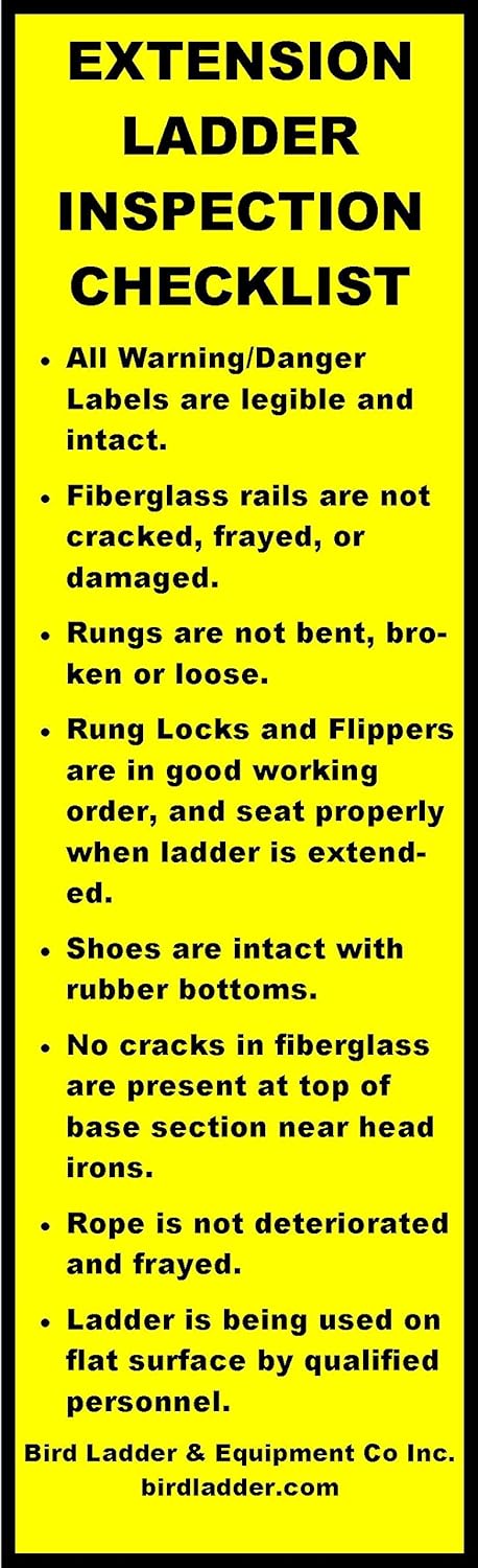 Amazon.com: Extension Ladder Inspection Kit 10 pc : Industrial & Scientific