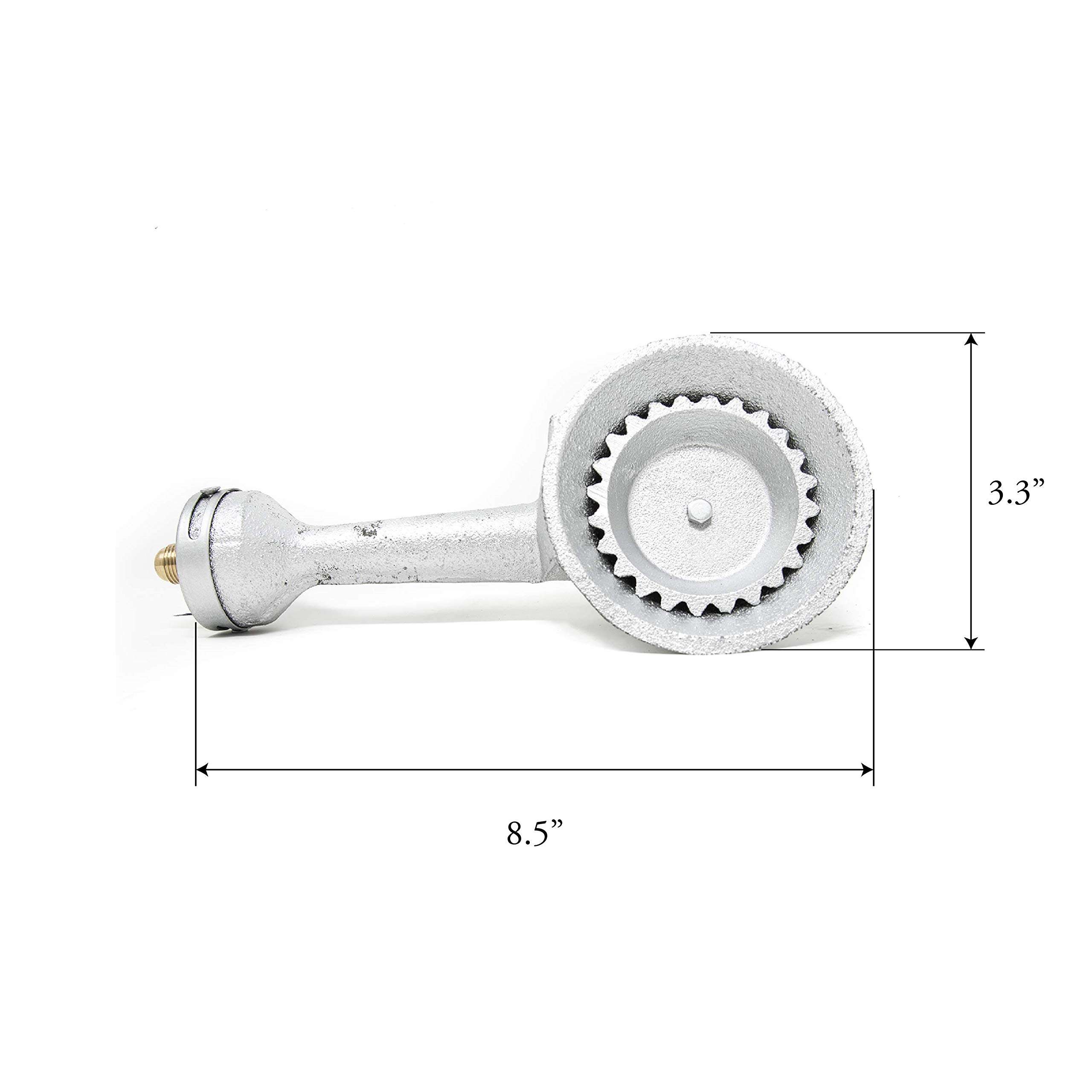 GasOne 50200 Gas ONE Propane High Pressure Cast-Iron Round Burner Head ...