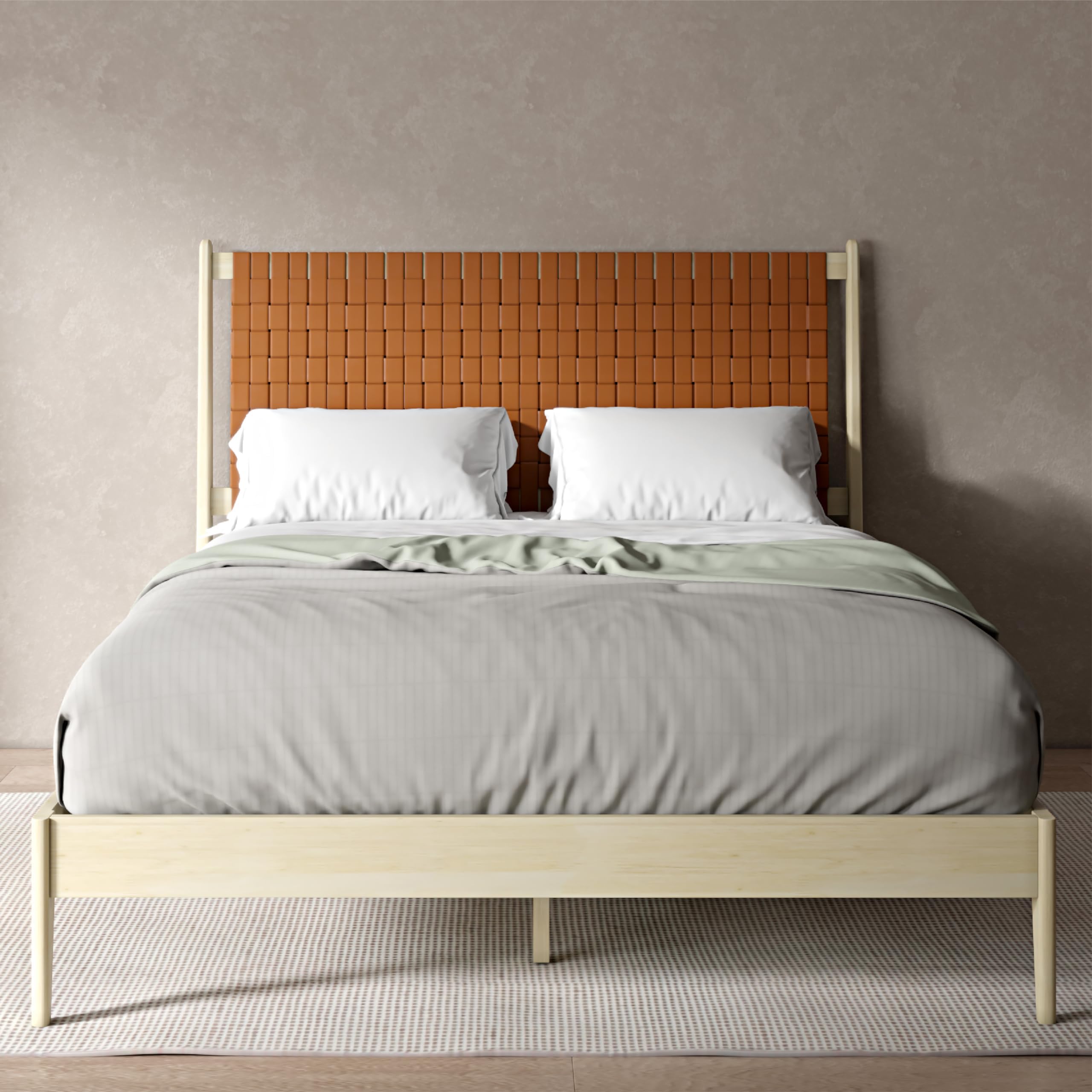 Amazon.com: Baxton Studio Kaia Mid-Century Modern Walnut Brown Finished ...