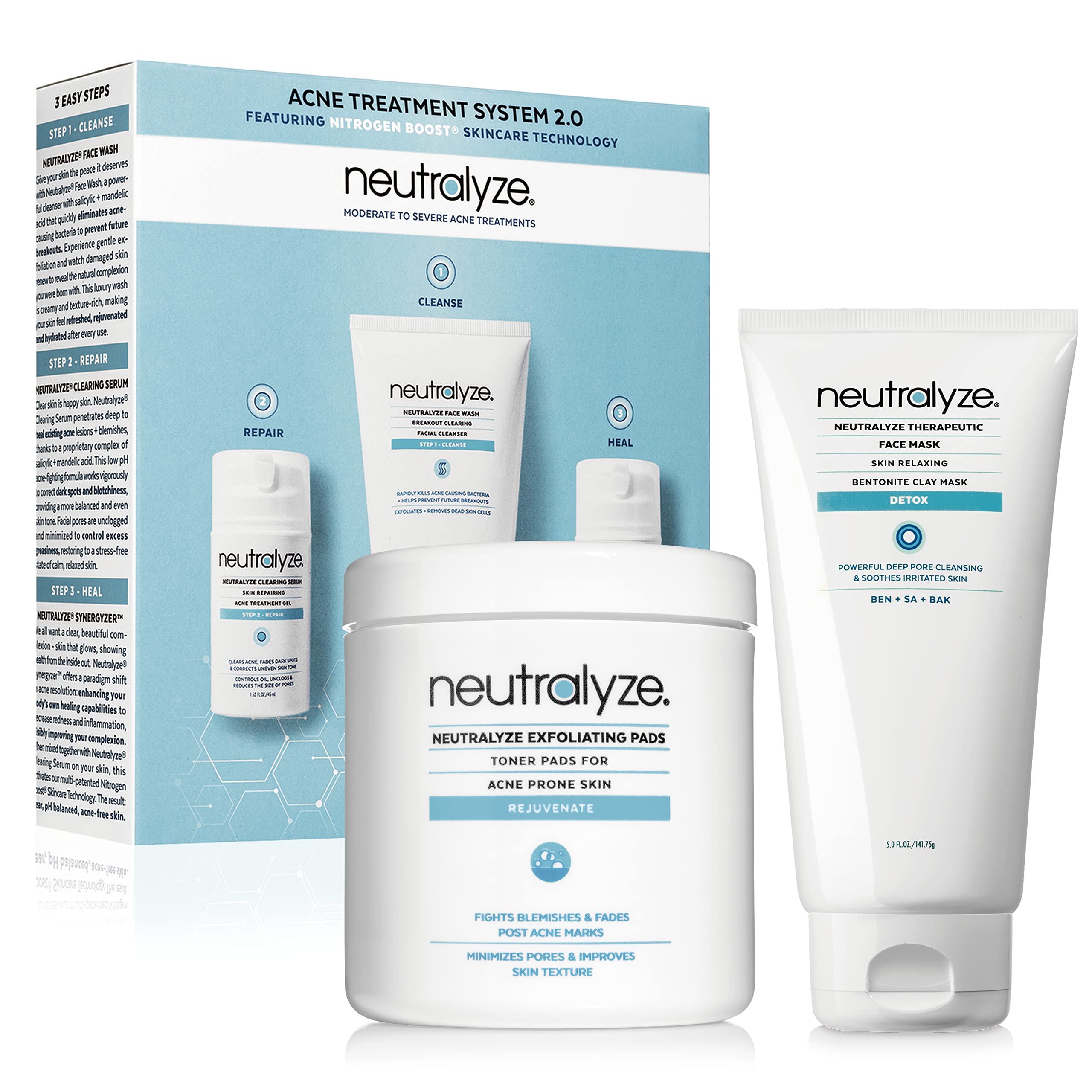 Neutralyze Exfoliating Acne Treatment Pads Neutralyze Acne Face Wash ...