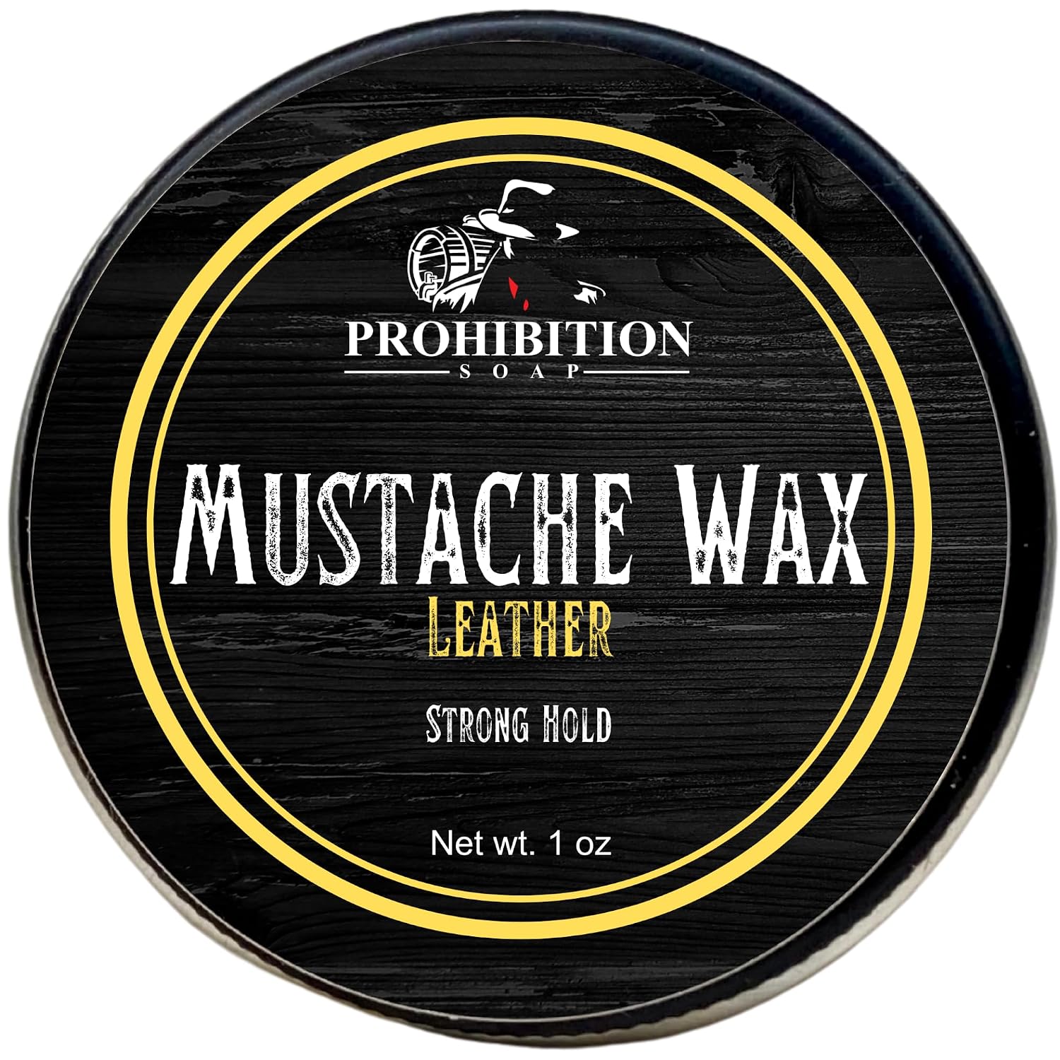 Amazon.com: Prohibition Soap MUSTACHE WAX | Leather | for Styling ...
