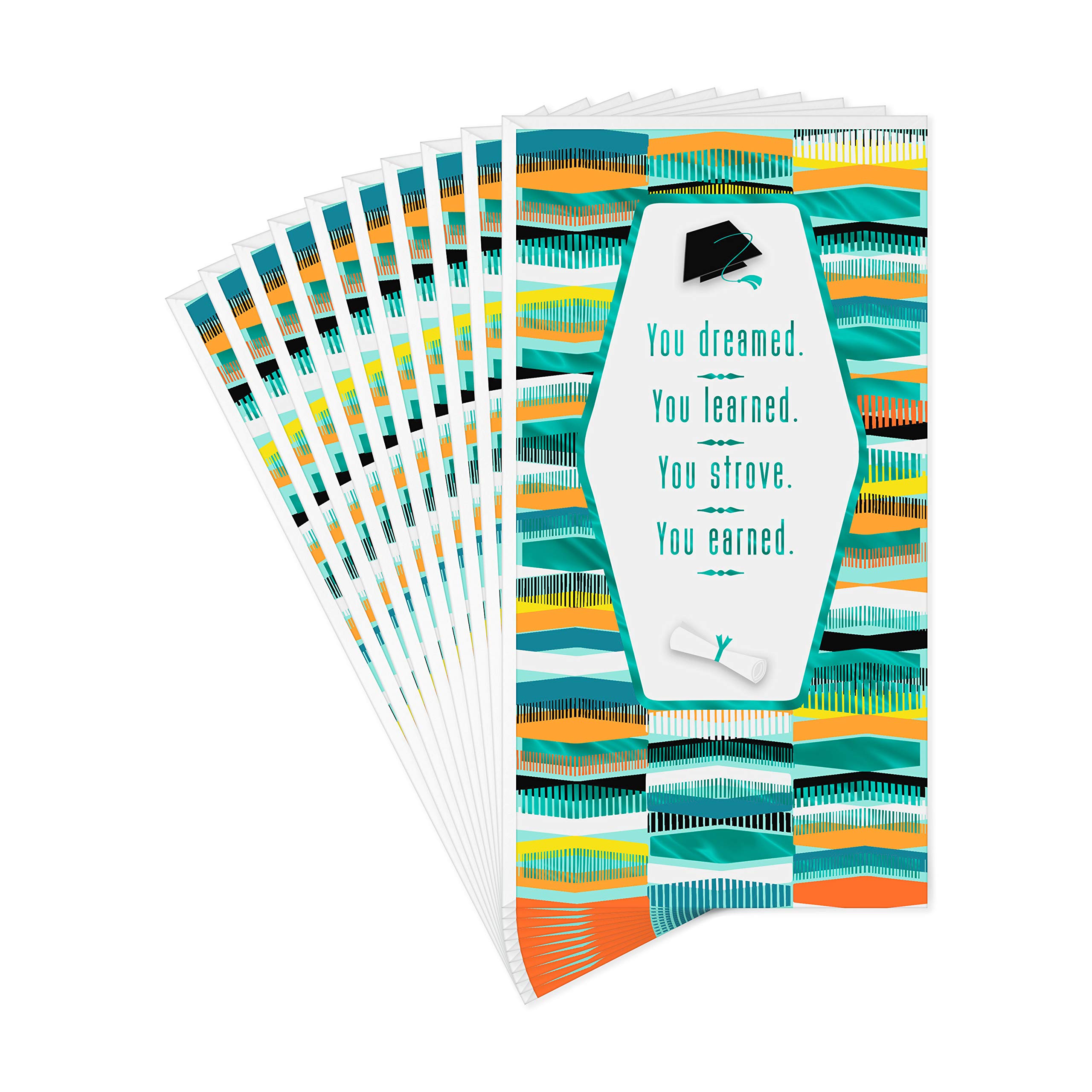 Amazon.com : Hallmark Mahogany Pack of Graduation Cards Money Holders ...