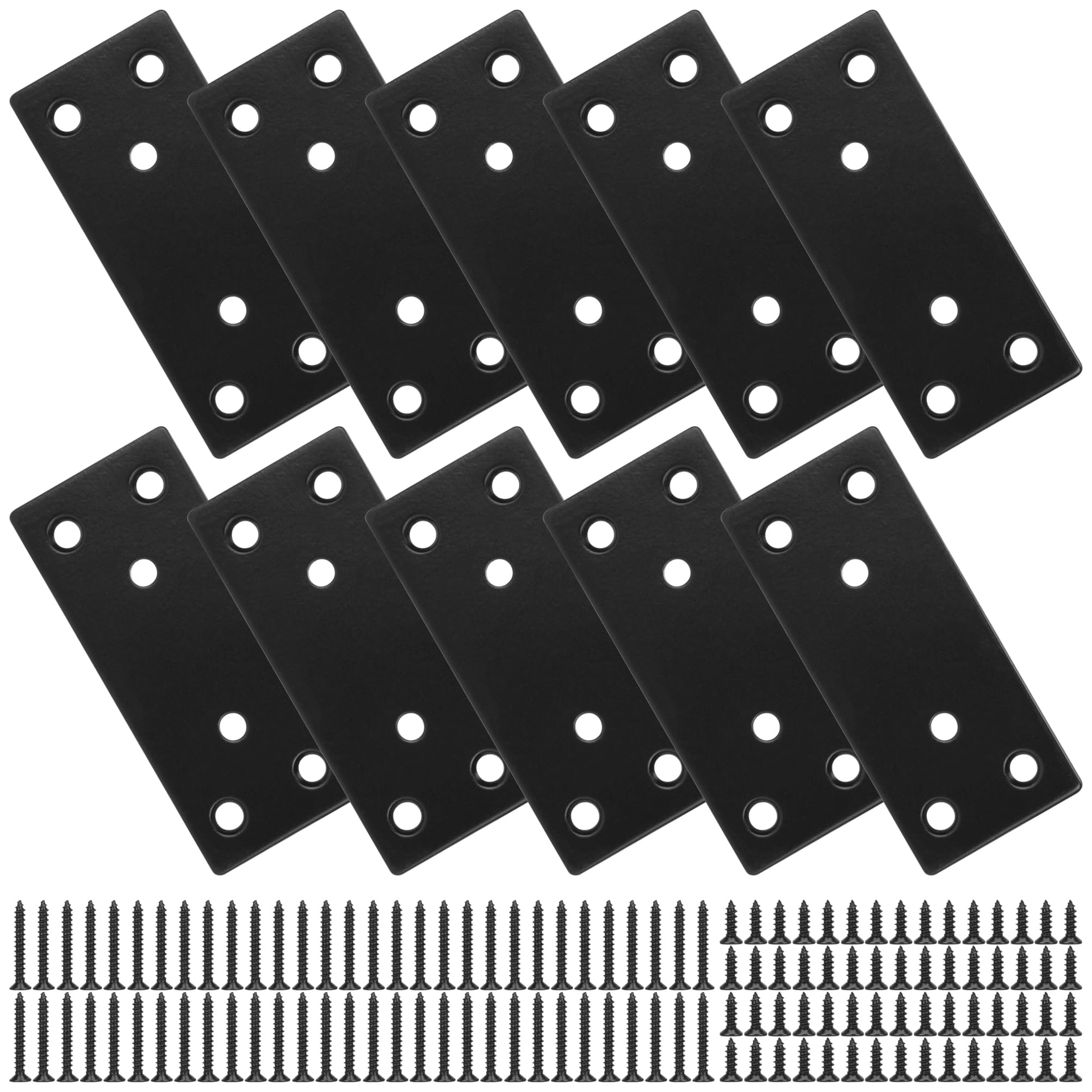 Amazon.com: Mending Plate, Metal Steel Flat Straight Brace Bracket ...