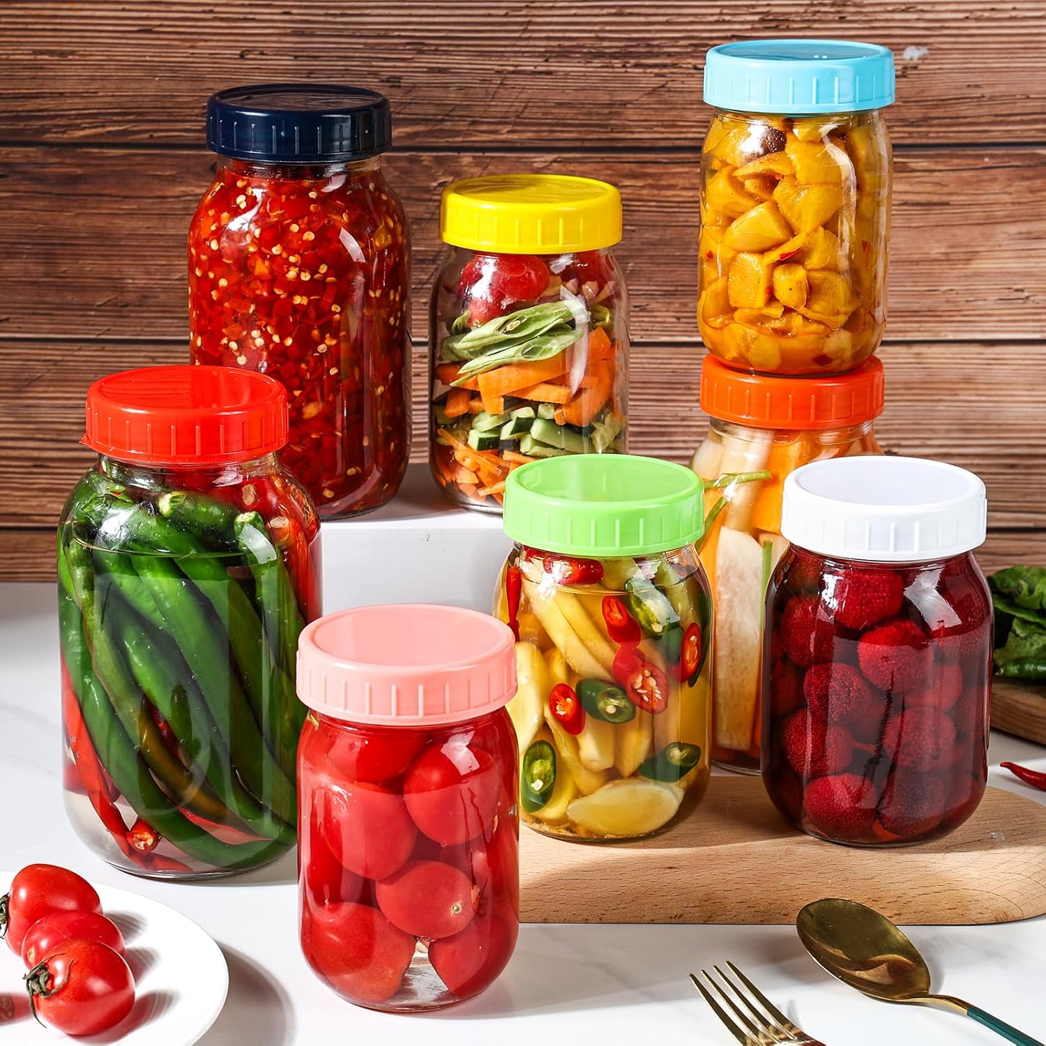 Amazon.com: mason jar lids (11): Home & Kitchen