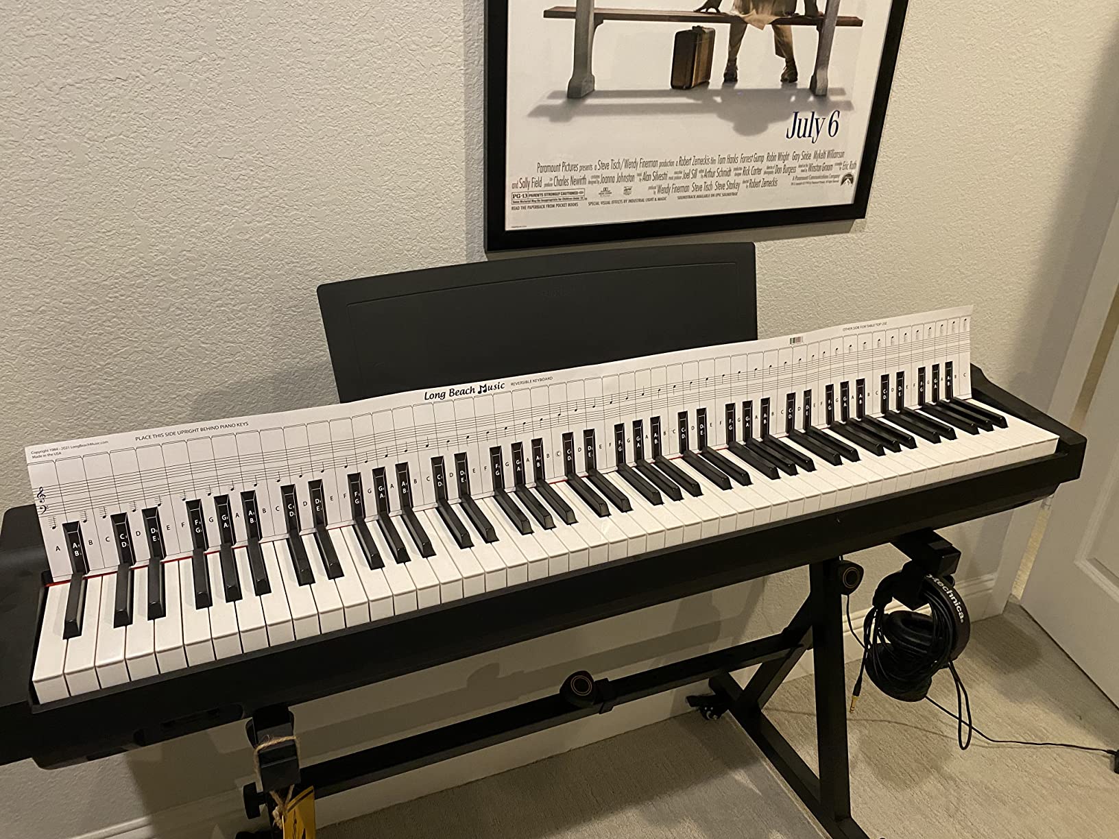 $2/mo - Finance Practice Keyboard & Note Chart for Behind the Piano ...