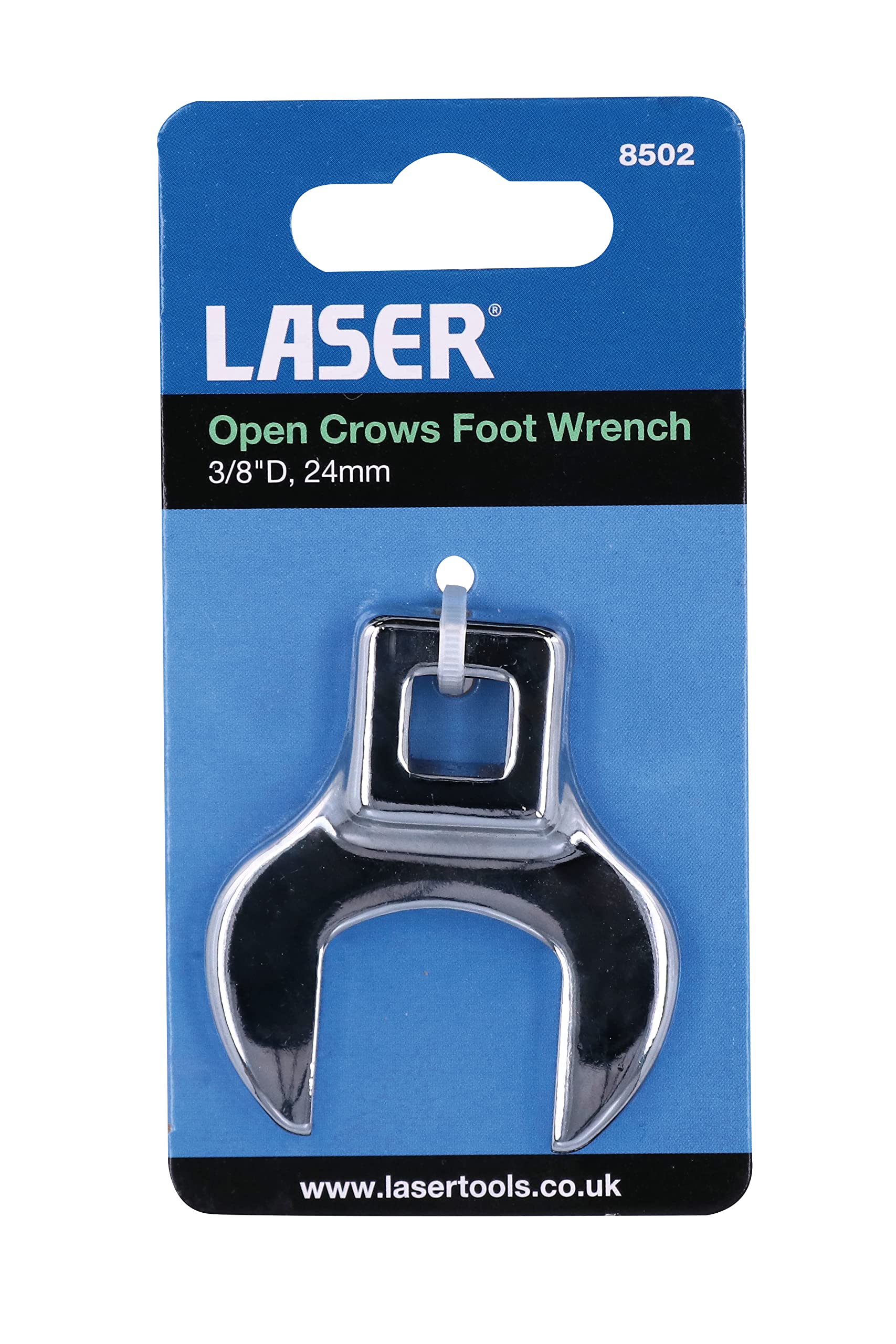 Laser 8502 Open Crows Foot Wrench – 3/8″ D 24mm – BigaMart