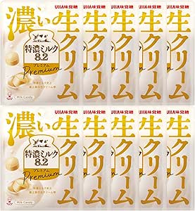 Amazon.co.jp: 【公式】まとめ買い UHA味覚糖 特濃ミルク8.2 PREMIUM 10袋セット : 食品・飲料・お酒