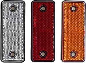 Safety Reflective Strips 3x Amber Rear Reflector Reflective Strips For ...