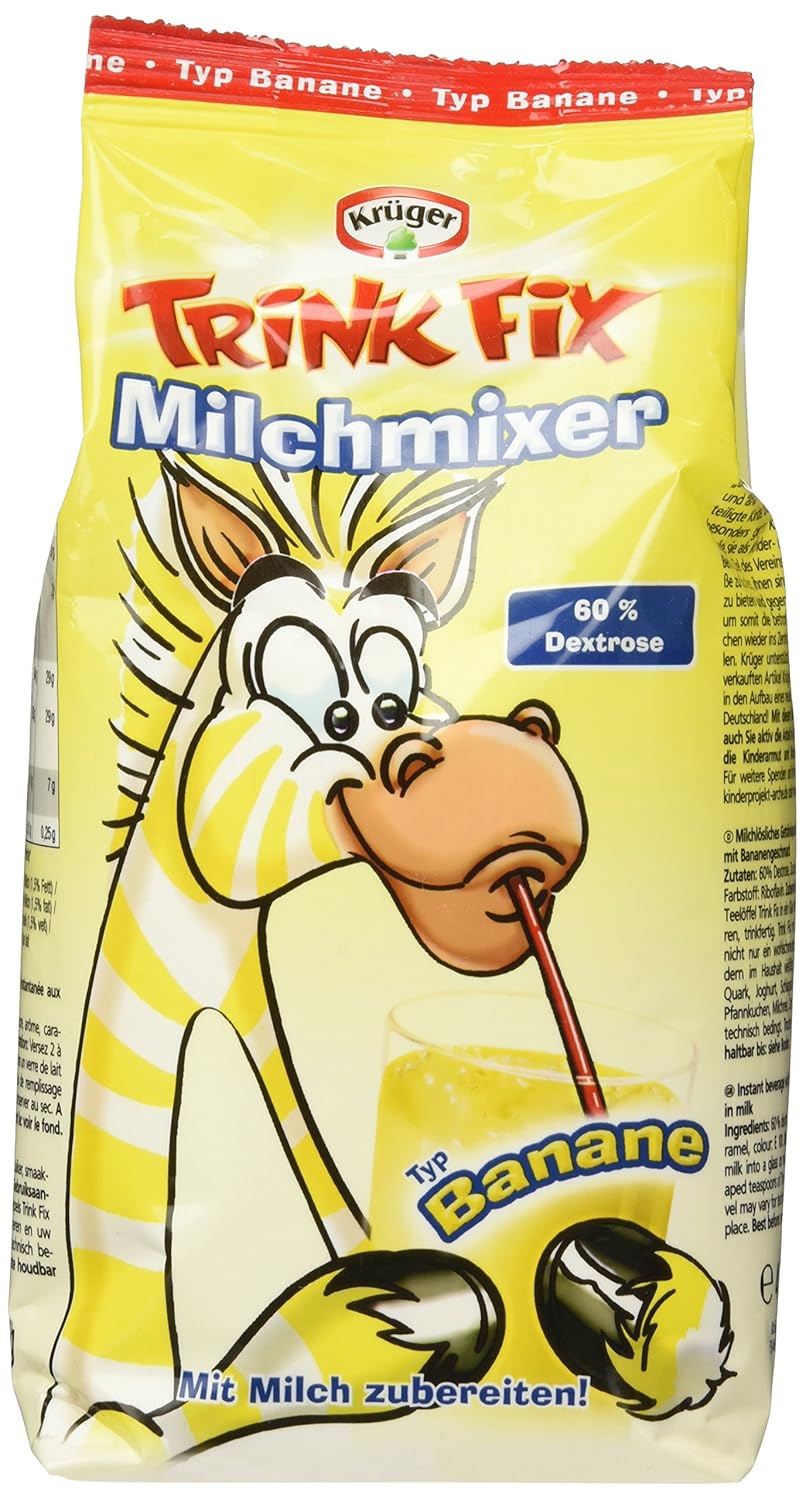 Krüger Trink Fix Banane, 400 g : Amazon.de: Lebensmittel & Getränke