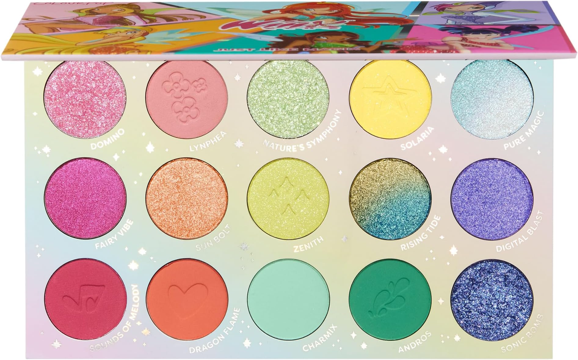 Amazon Colourpop Winx Club Shadow Palette Pastelle Palette With