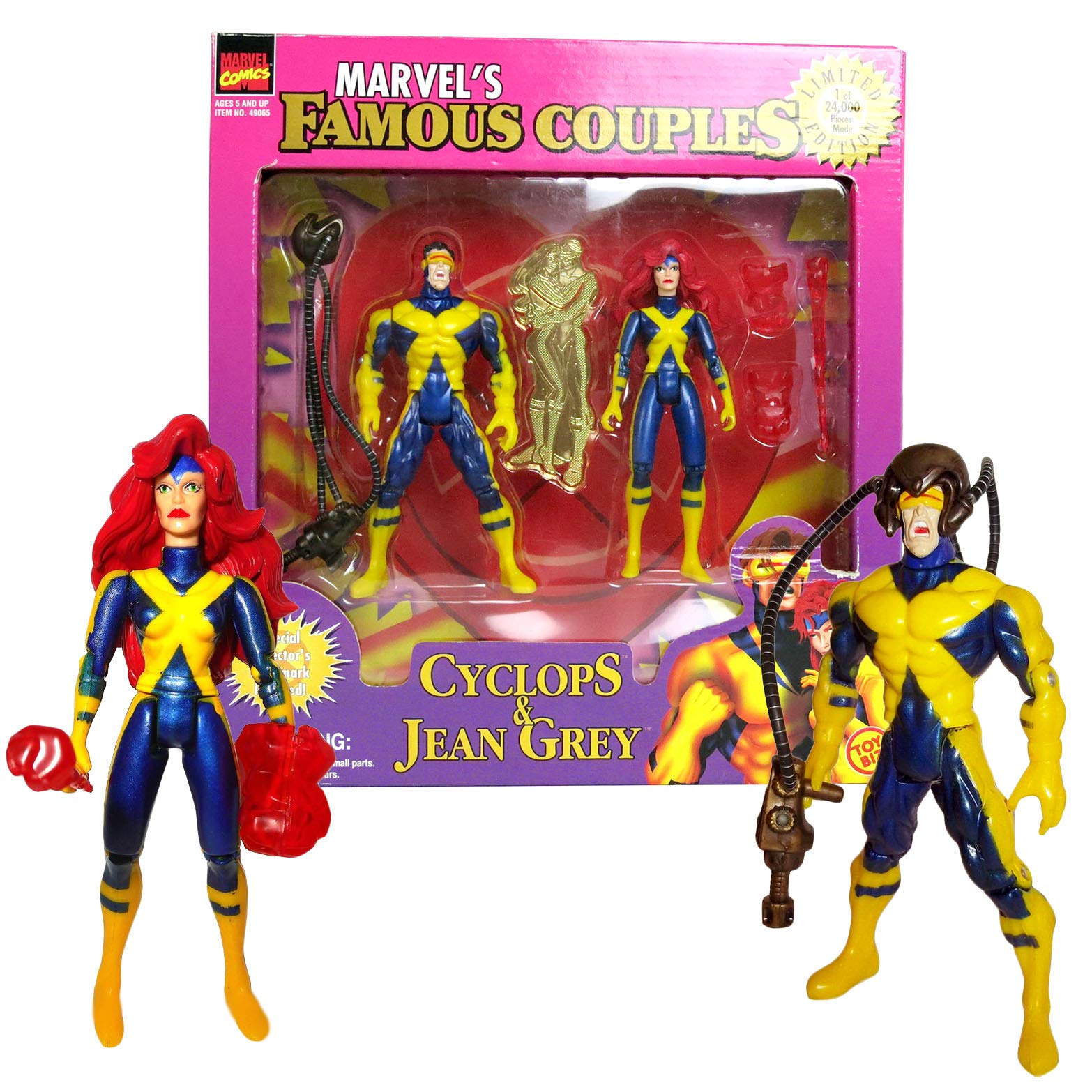 Buy Marvel Comics Year 1996 Famous Couple Series Limited Edition 2 Pack ...