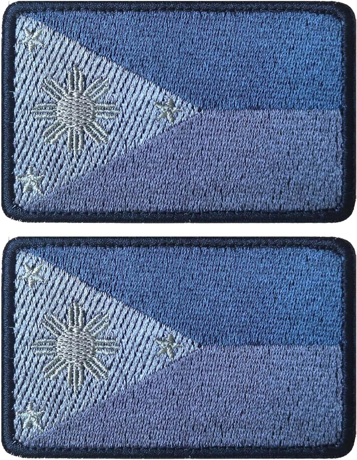 Amazon.com: 2 PCS EmWoot Philippines Flag Patch Embroidered Morale Patch Military Tactical ...