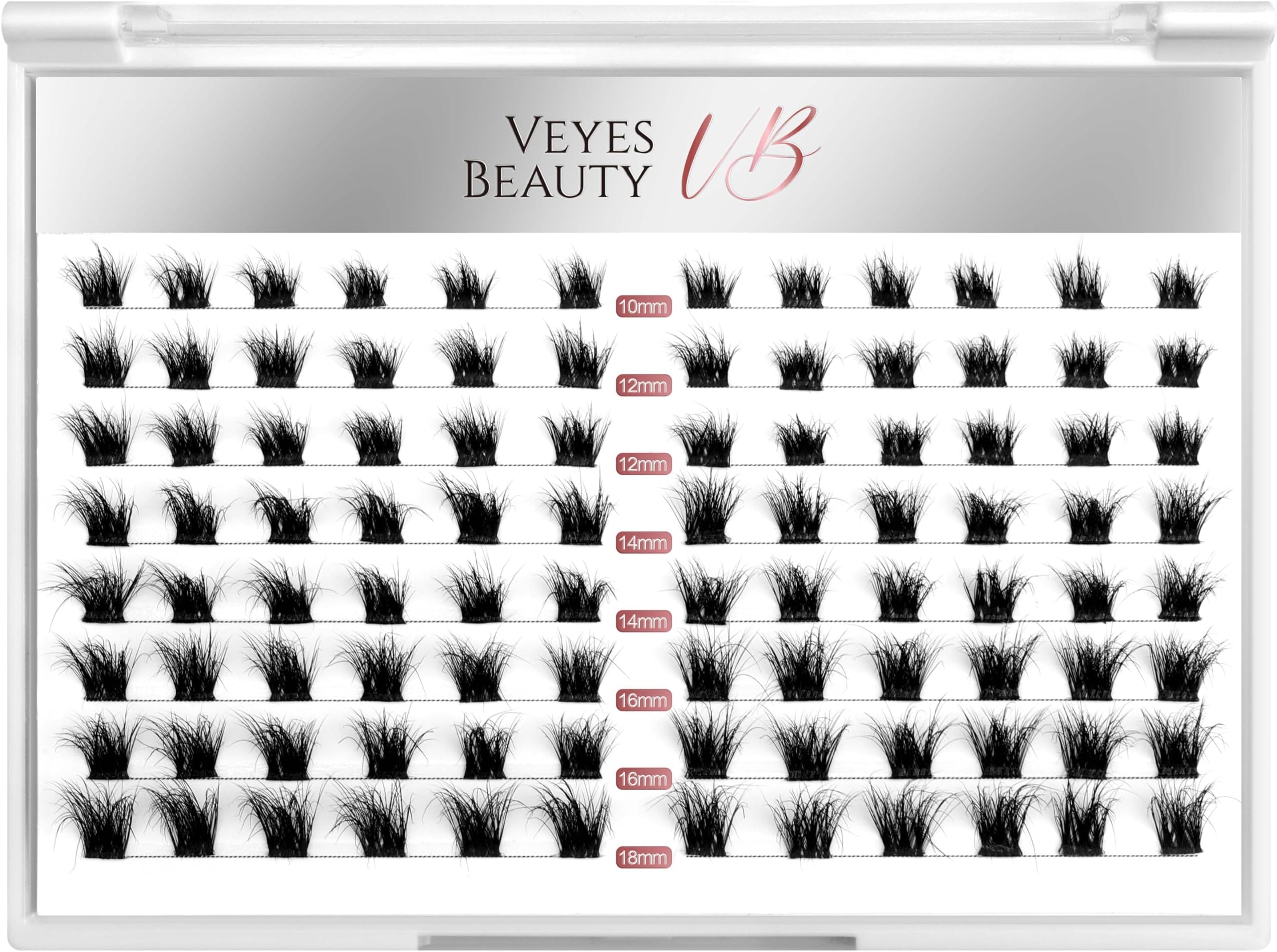 Amazon.com: VEYESBEAUTY Lash Clusters Fluffy 3D Layered Individual Lash ...