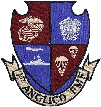 Amazon.com: 1st Anglico Fleet Marine Force Patch Full Color : Clothing, Shoes & Jewelry
