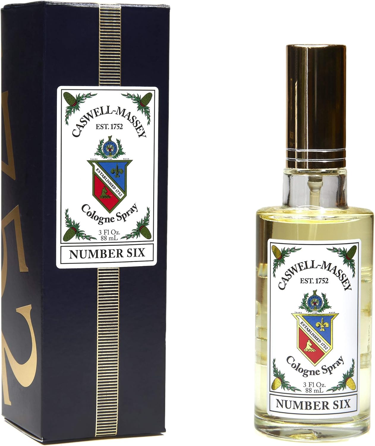 Caswell-Massey Cologne Spray, Number Six, 3.0 Ounce : Amazon.ca: Health ...