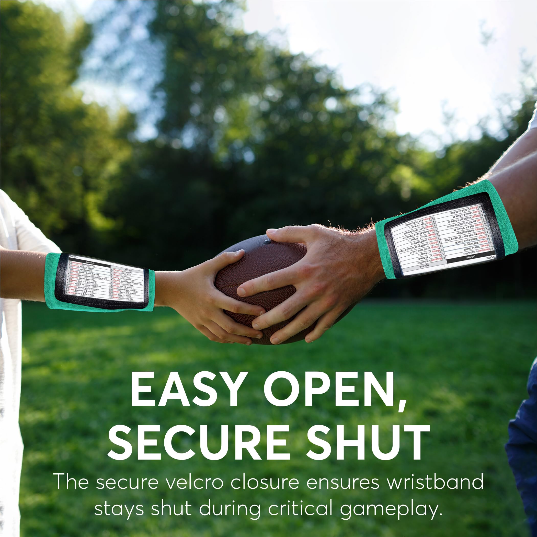 Snapklik.com : Pro Athletics QB Playbook Wristband - Football ...