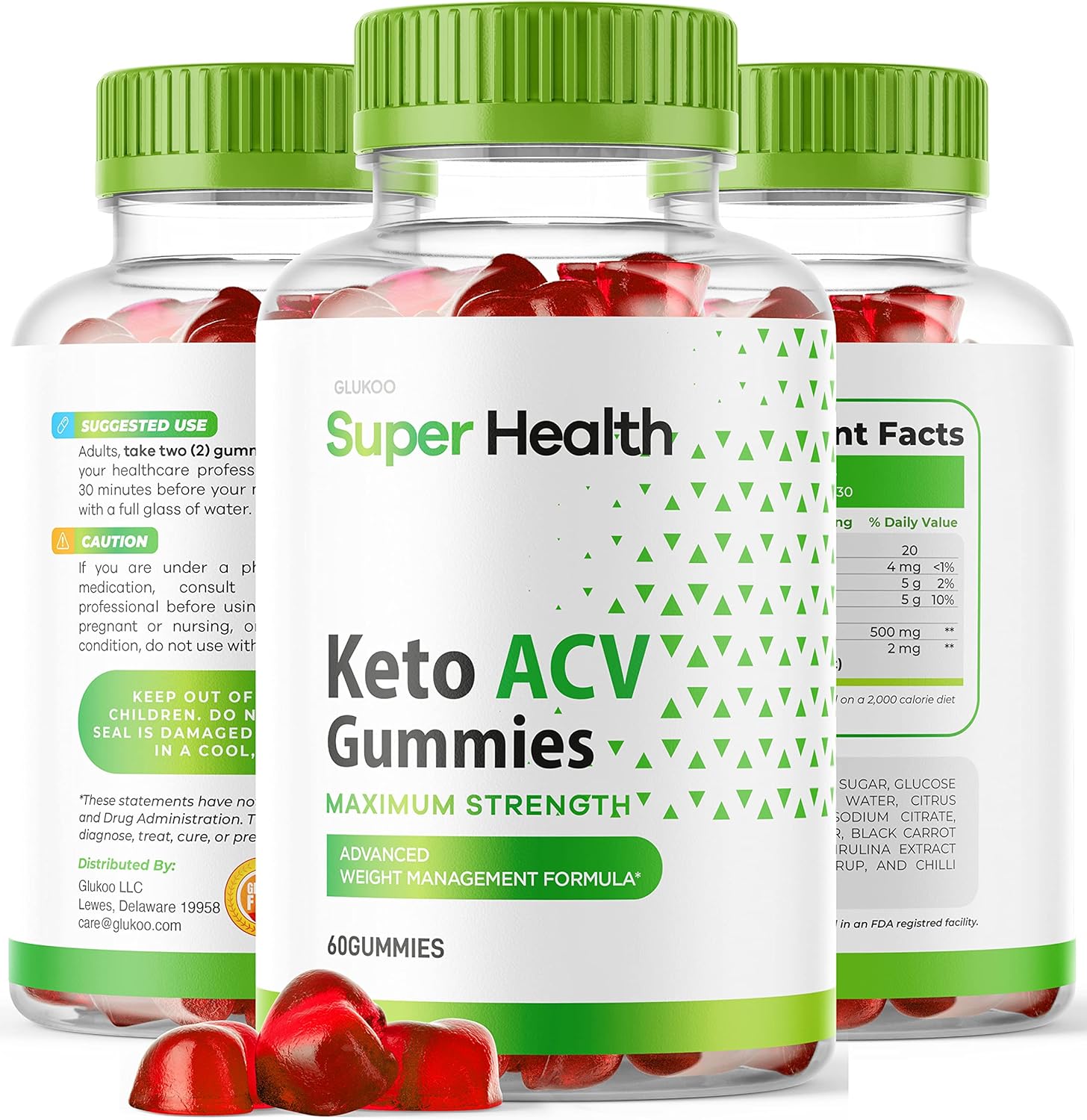 Paquete de 3 gomitas Super Health Keto ACV Gomitas SuperHealth ACV Keto, Super Health Keto AVC ...