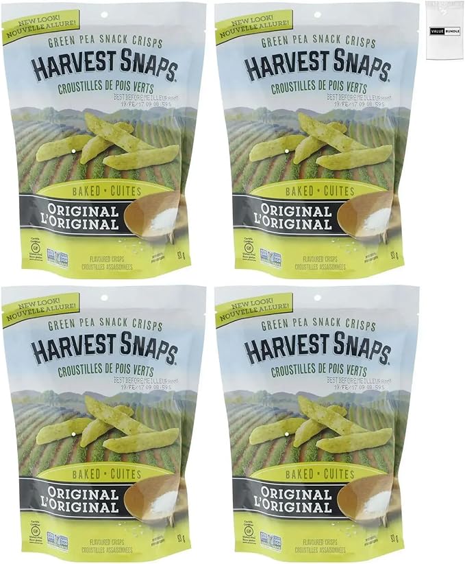 Value Bundle: HARVEST SNAPS - Green Pea Healthy Snacks for Adults ...
