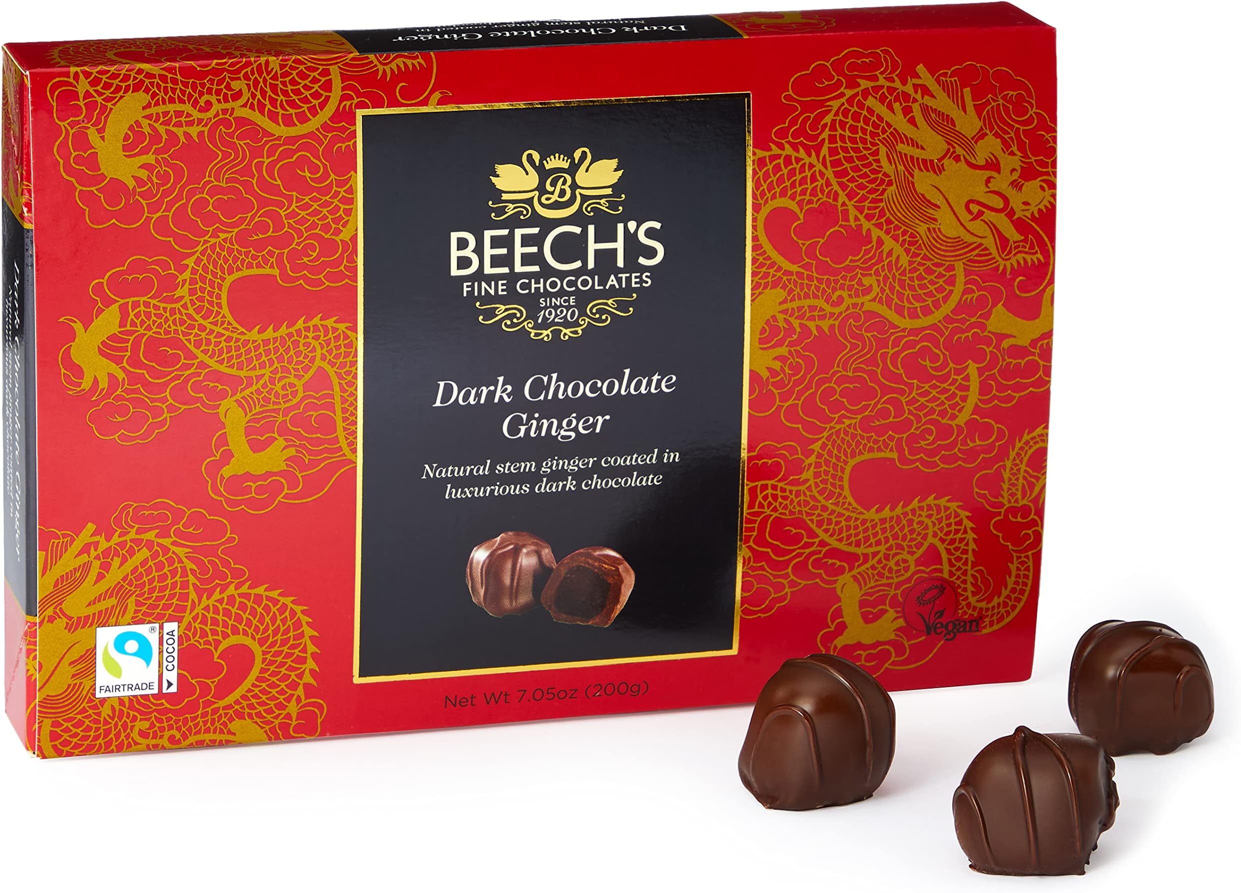 Amazon.com : Next Organic Ginger Dark Chocolate Covered, 4-Ounce (Pack ...