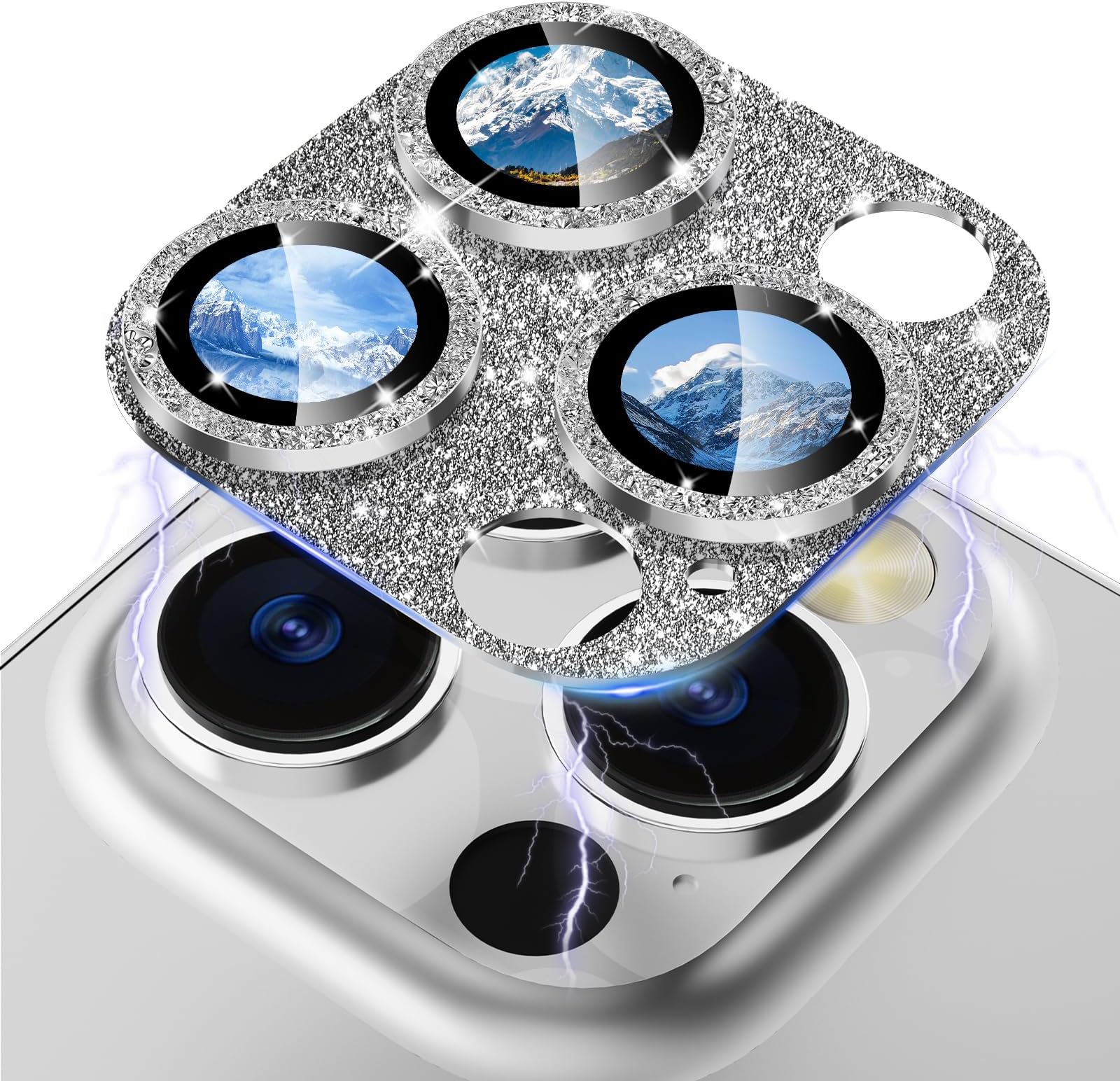 Amazon.com: CloudValley for iPhone 14 Pro/iPhone 14 Pro Max Glitter ...