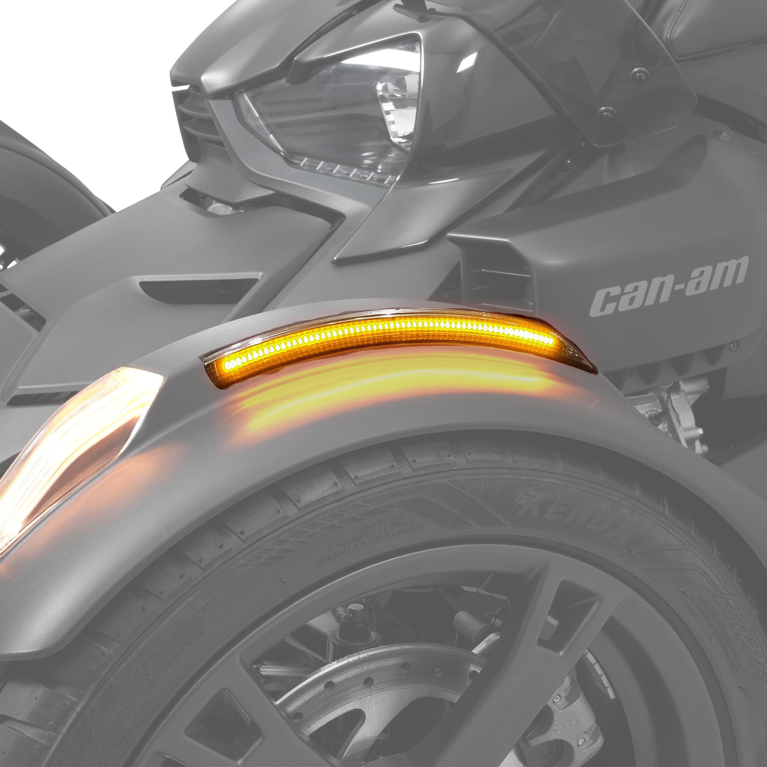 Amazon.com: Slayer Sequential Fender Turn Signal Running Lights for Can ...