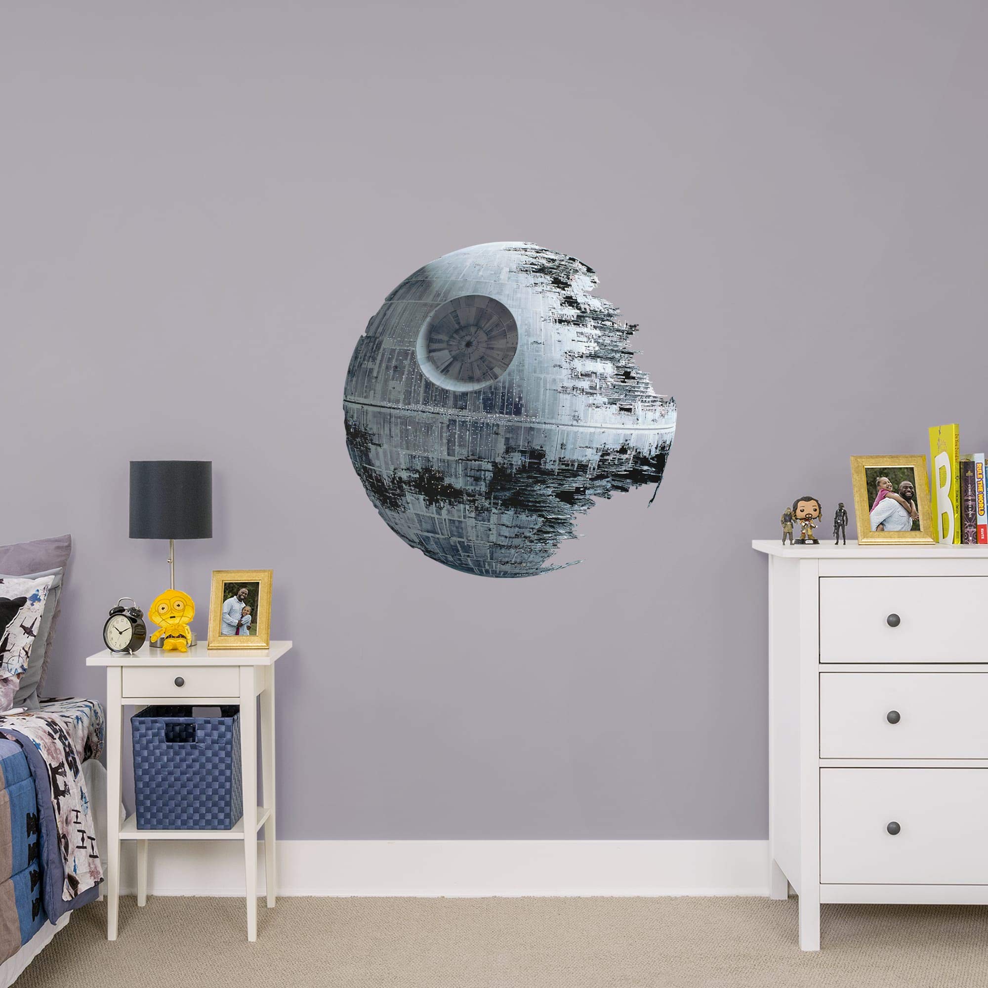 Amazon.com: Fathead Death Star - Giant Officially Licensed Star Wars ...