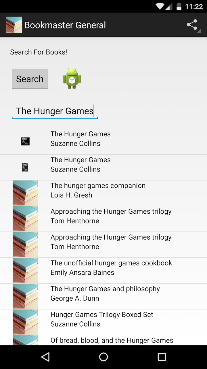 Aplicación Bookmaster General en Amazon Appstore