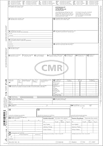 RNKVERLAG 2100 – International Consignment Note (CMR) – SD, 1 x 4 Sheets, DIN A4, Pack of 50 ...