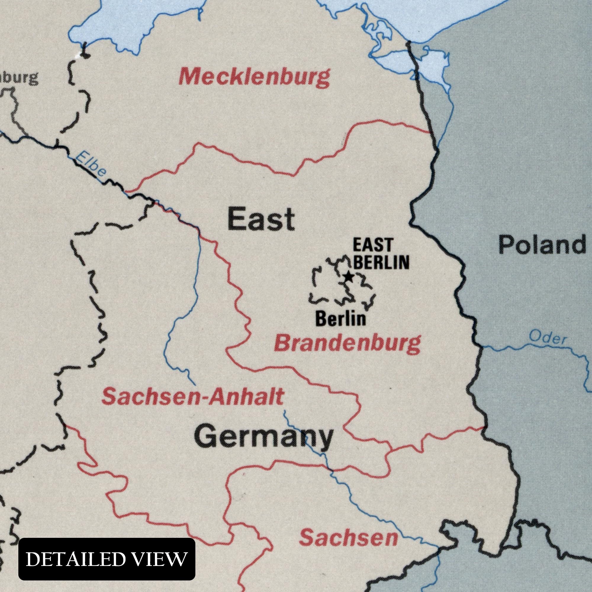 East And West Berlin Map Mapping Divided Cities And Their Separation