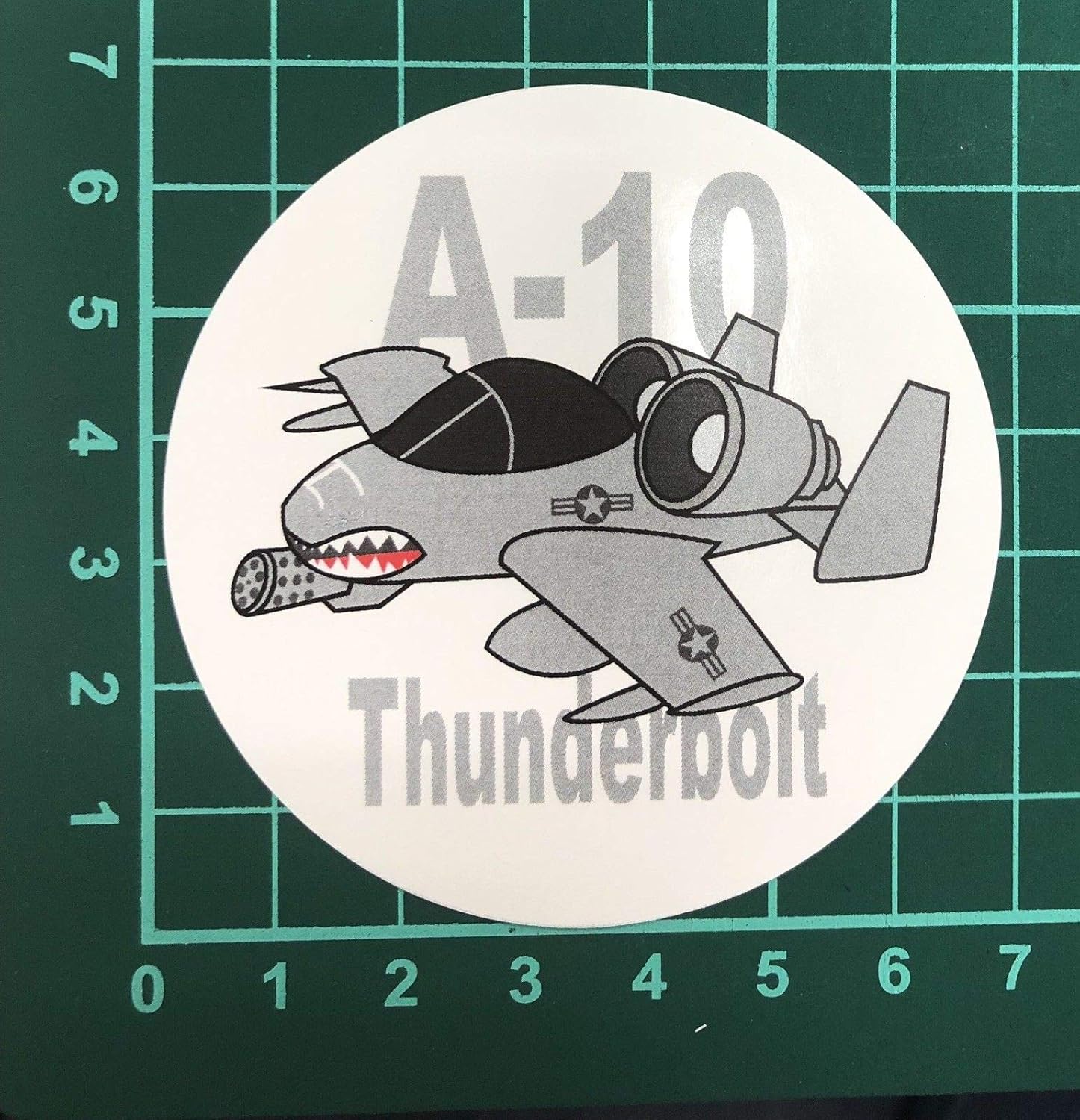 Amazon.com : A-10 Thunderbolt Sticker (1 PC) About 7 cm (2.75 ...