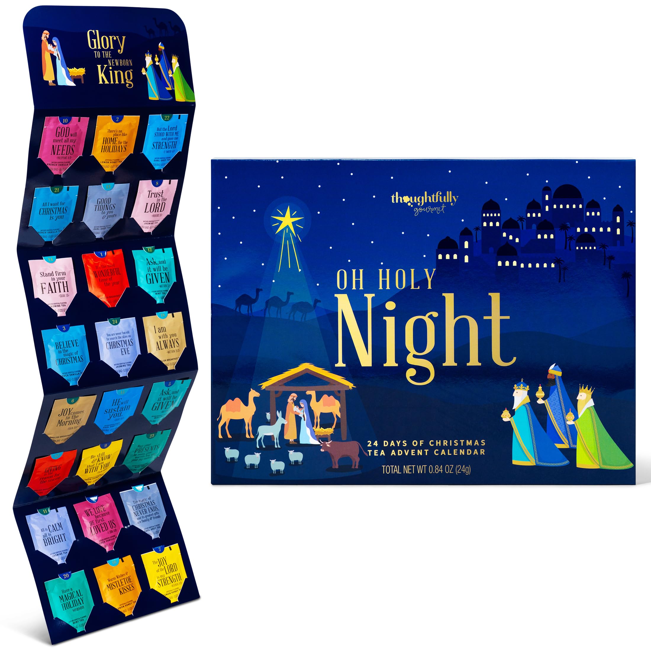 Snapklik.com : Religious Christian Advent Calendar, Oh Holy Night 24 ...