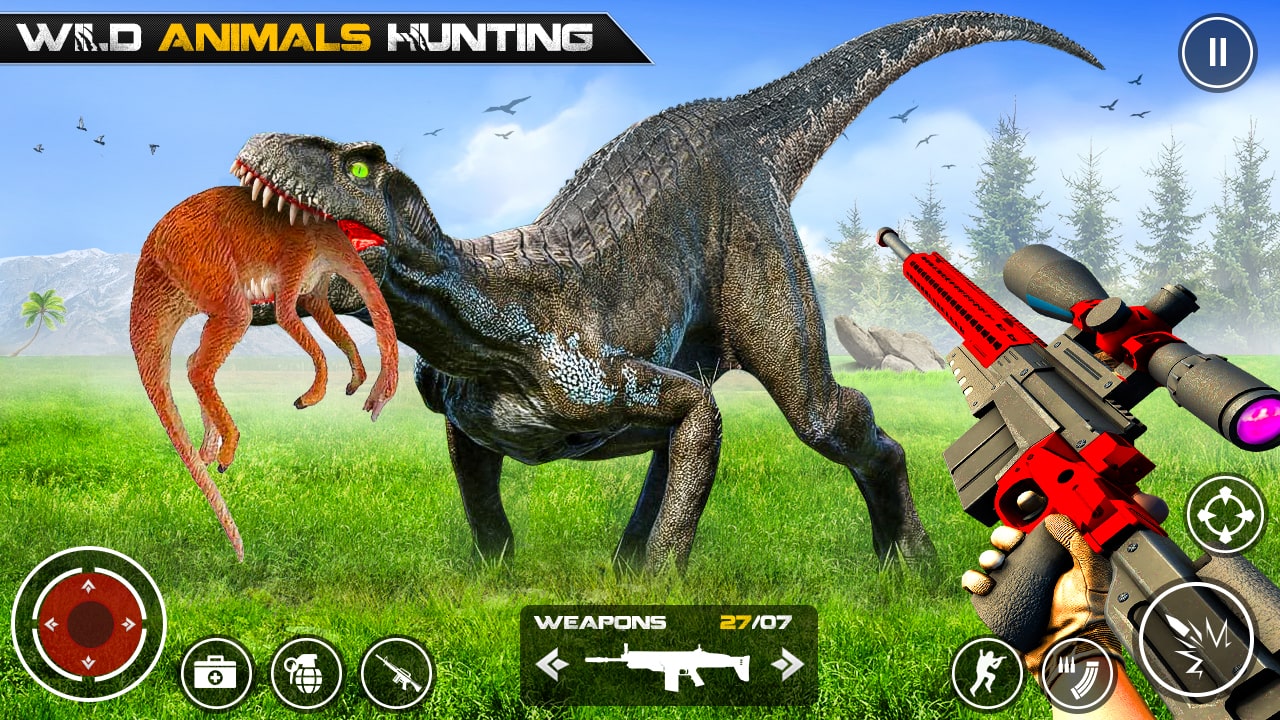 Wild Assassin Animal Shooting - Dinosaur Hunting Sniper Shooter Gun ...