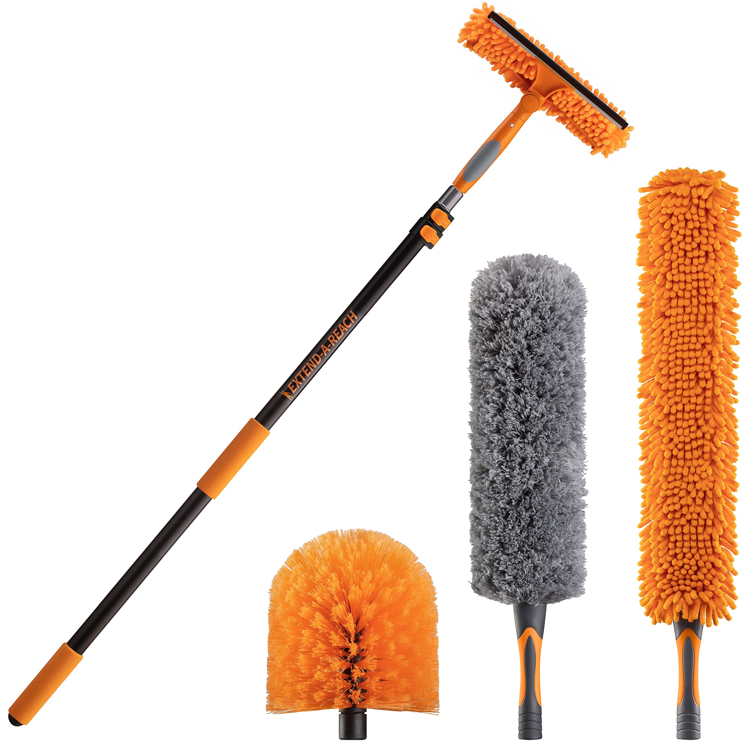 Amazon.com: 5-12 ft Window Washing Kit & Duster Kit with Extension Pole ...