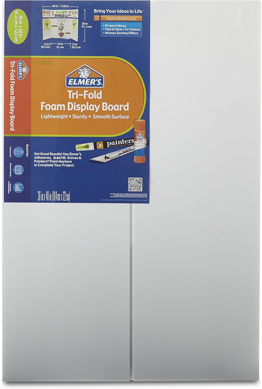 Amazon Elmer s Tri Fold Premium Foam Display Board White 36x48 amazon-elmer-s-tri-fold-premium-foam-display-board-white-36x48