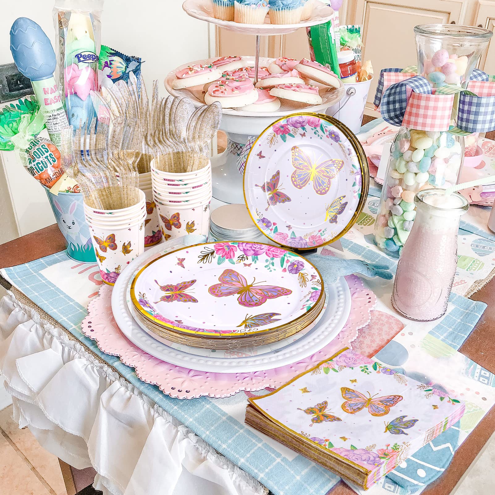 Snapklik.com : Butterfly Party Supplies, Butterfly Birthday Party ...
