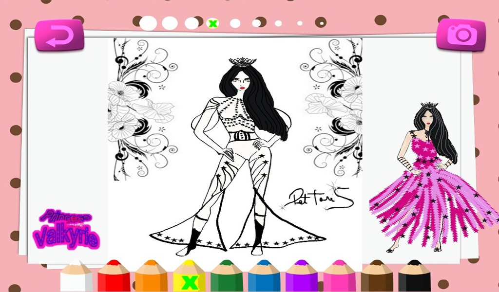 Princess Valkyrie Coloring Book Volume 0 - App on Amazon Appstore