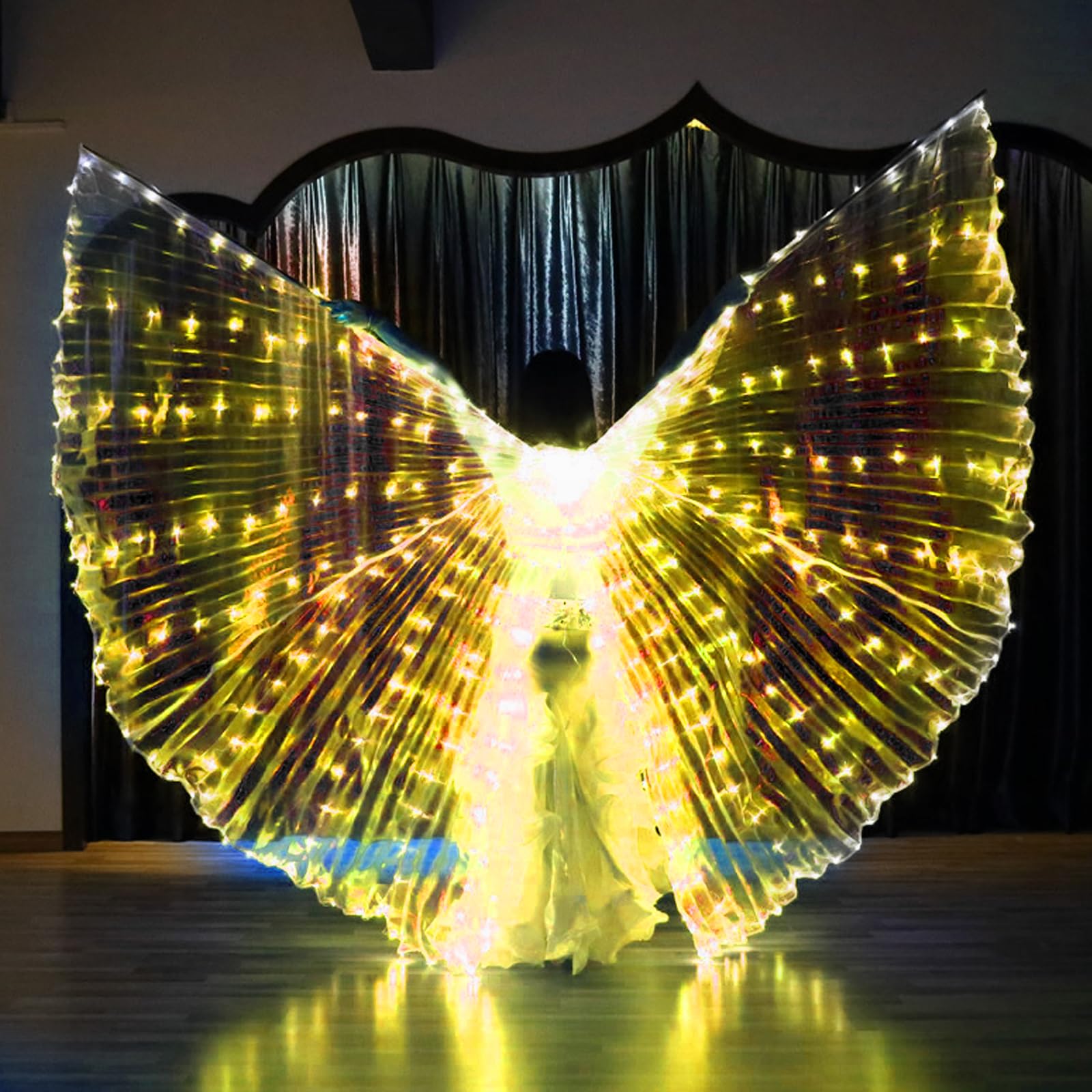 Snapklik.com : HOTBEST LED Isis Wings, Belly Dance Wings, Light Up ...