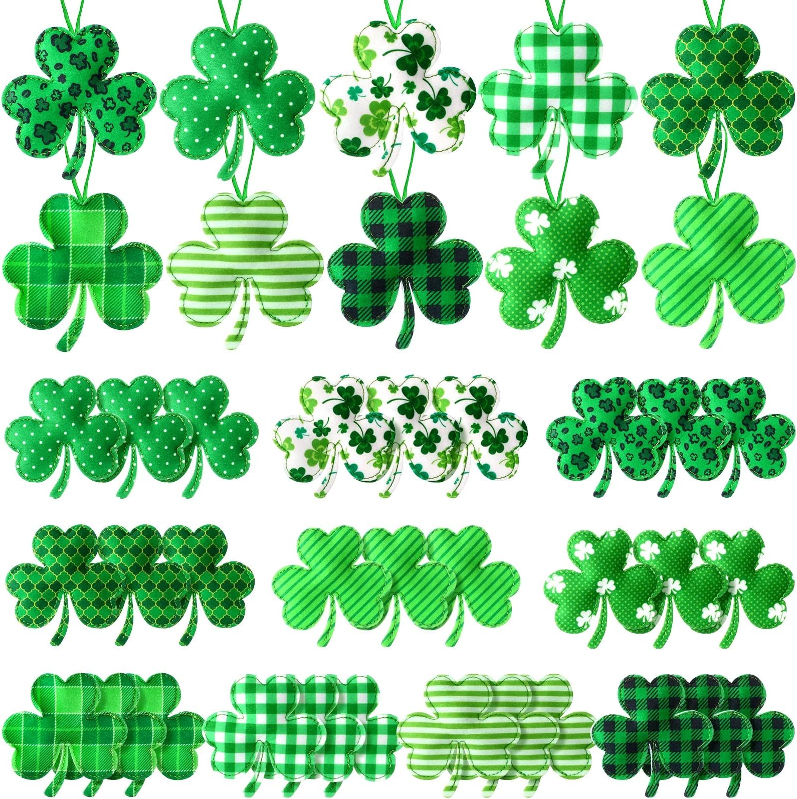 Amazon.com: Sintuff 36 Pieces St. Patricks Day Decorations Wooden ...
