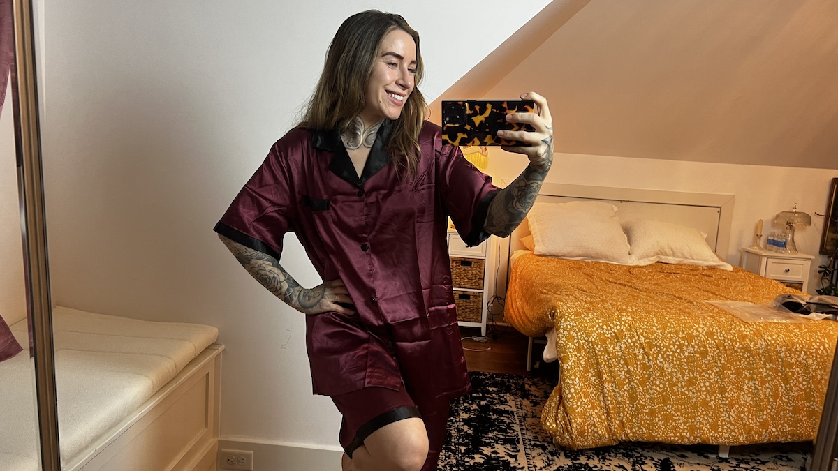 Watch Ekouaer Mens Satin Silk Pajamas Set TRY ON! #gifted #ad on Amazon ...