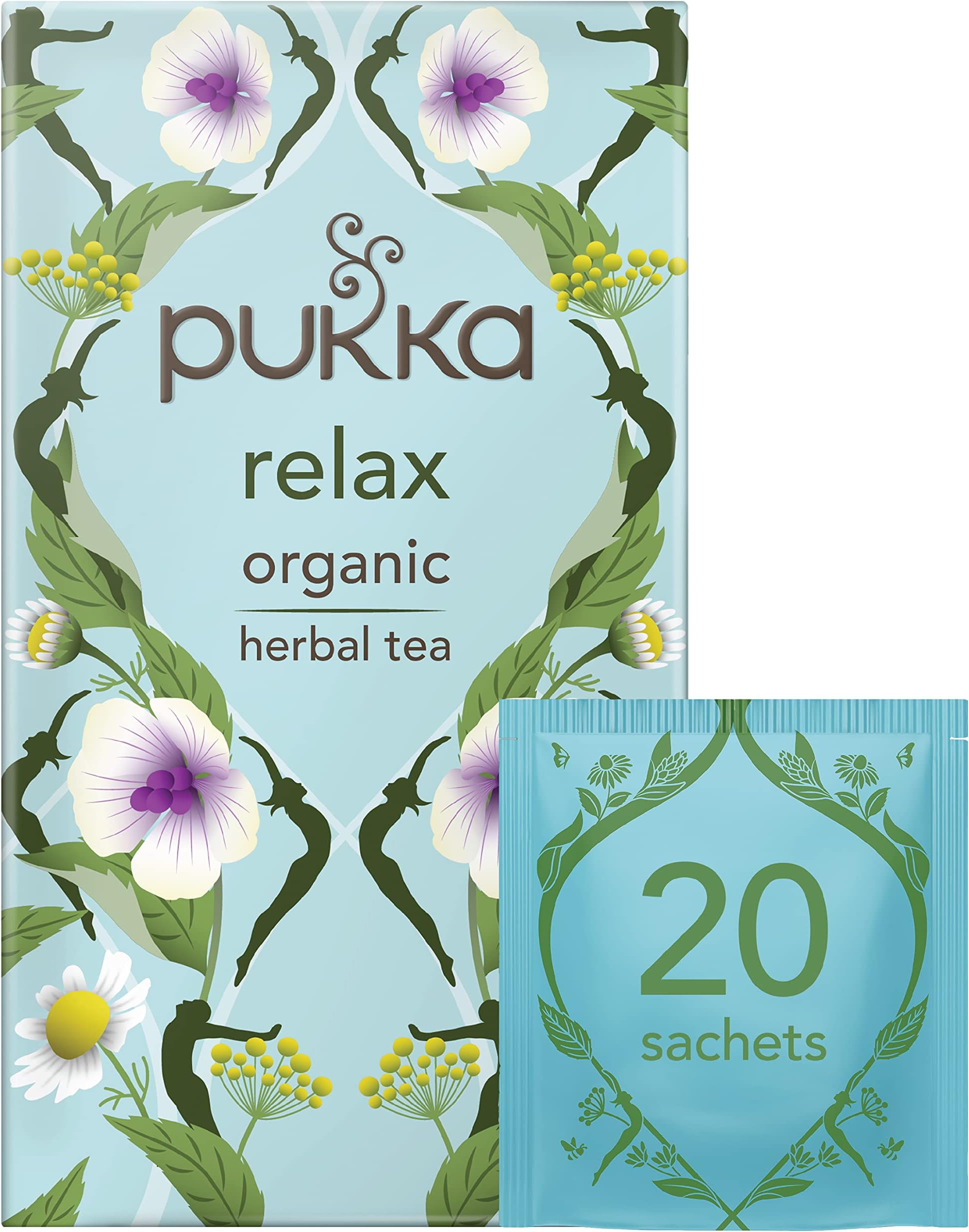 Amazon.com : Pukka Tea Gift Box, Herbal Health Wellness Tea, Relax ...