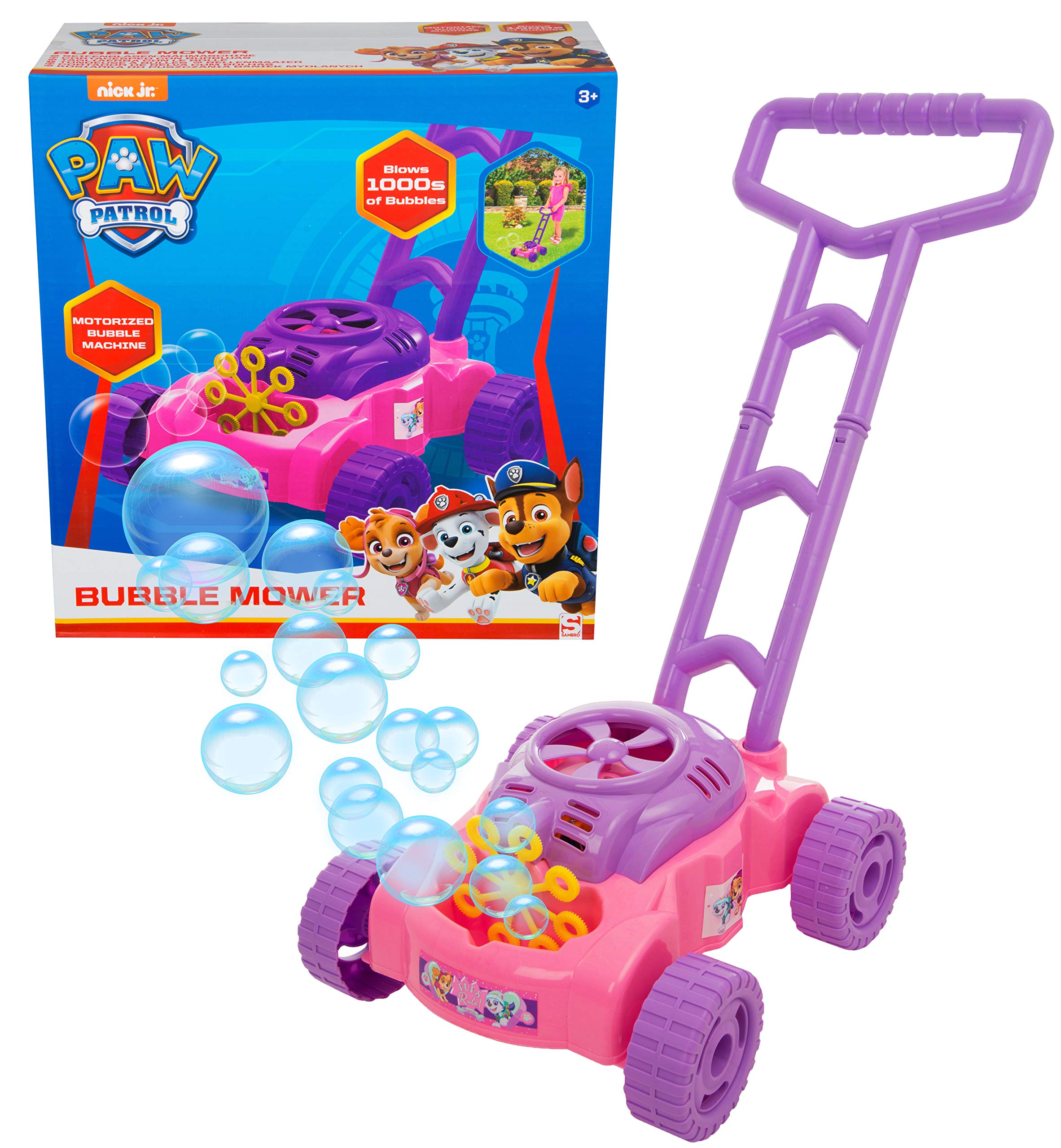 Buy PAW PATROL Lawn Bubble Mower, Motorized Bubble Machine For Kids ...