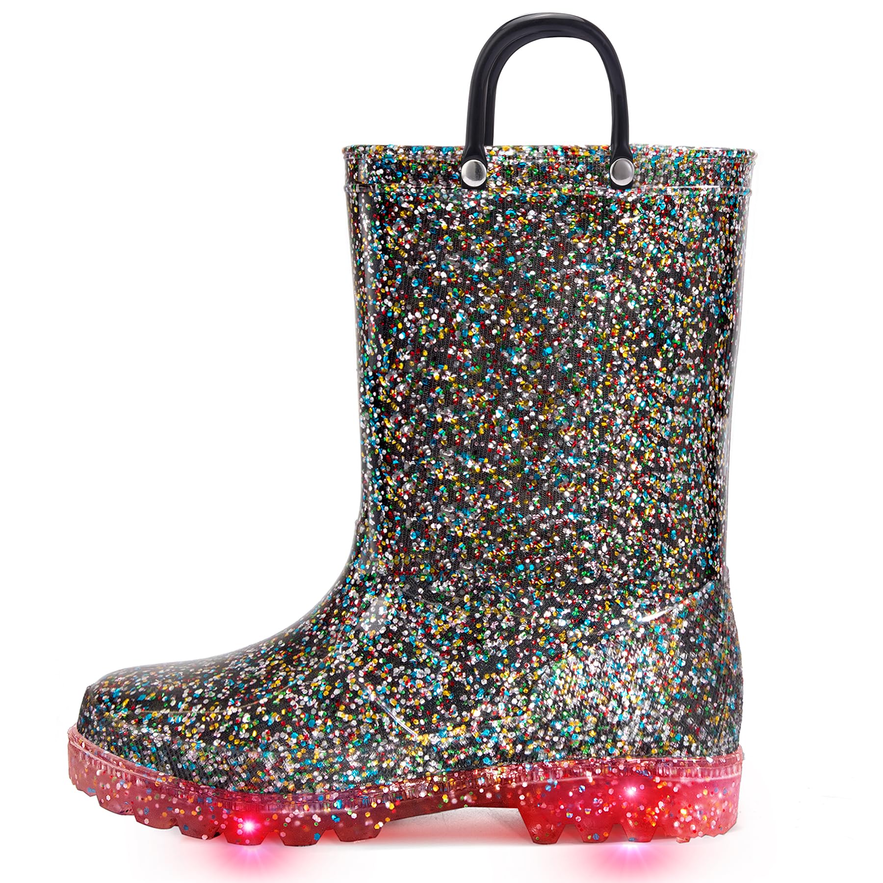 Snapklik.com : K KomForme Kids Rain Boots, Waterproof Light Up Boots