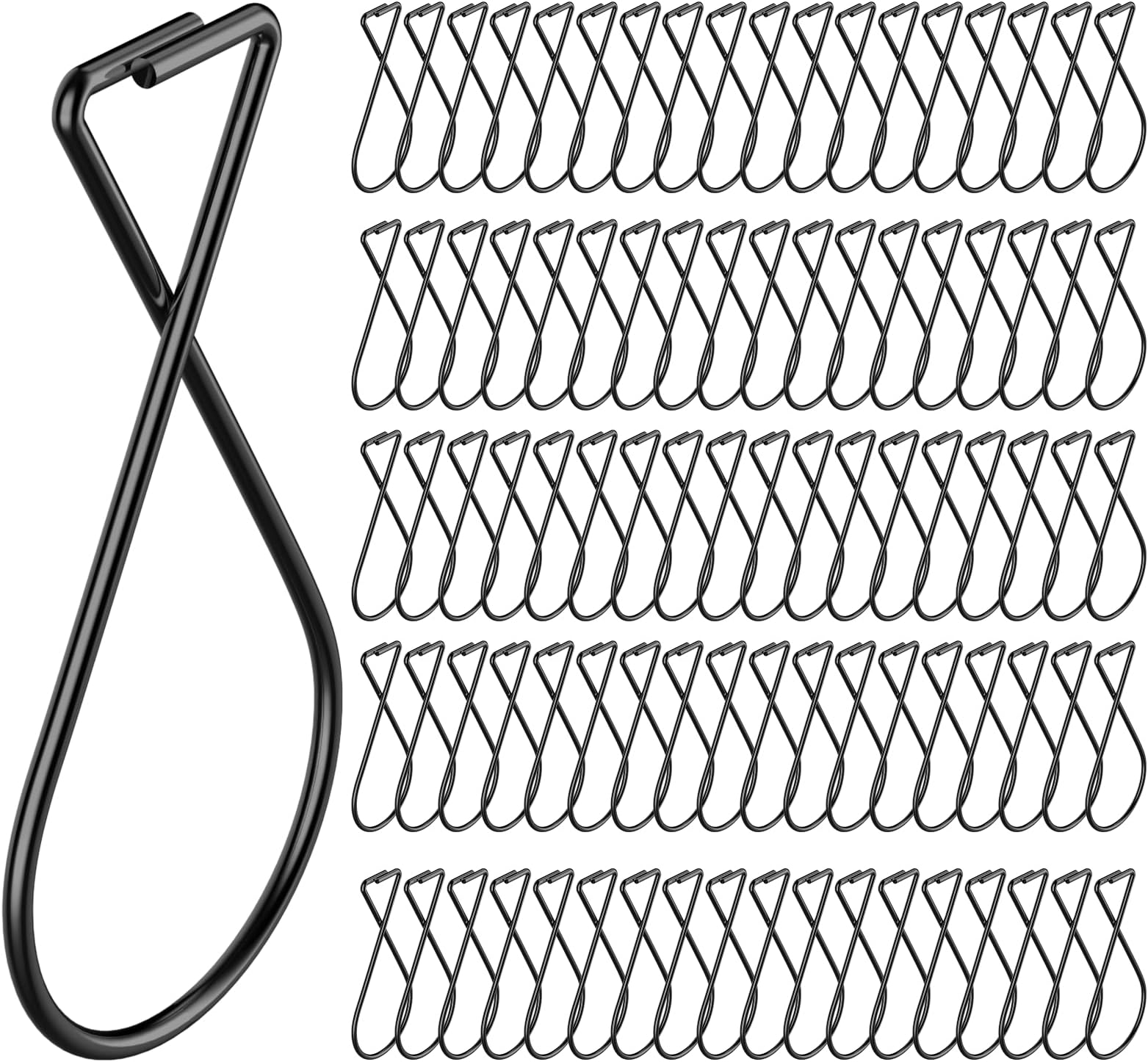 Amazon.com: Ninoge 90 Pack Ceiling Hook Clips, Drop Ceiling Hooks, Grid ...