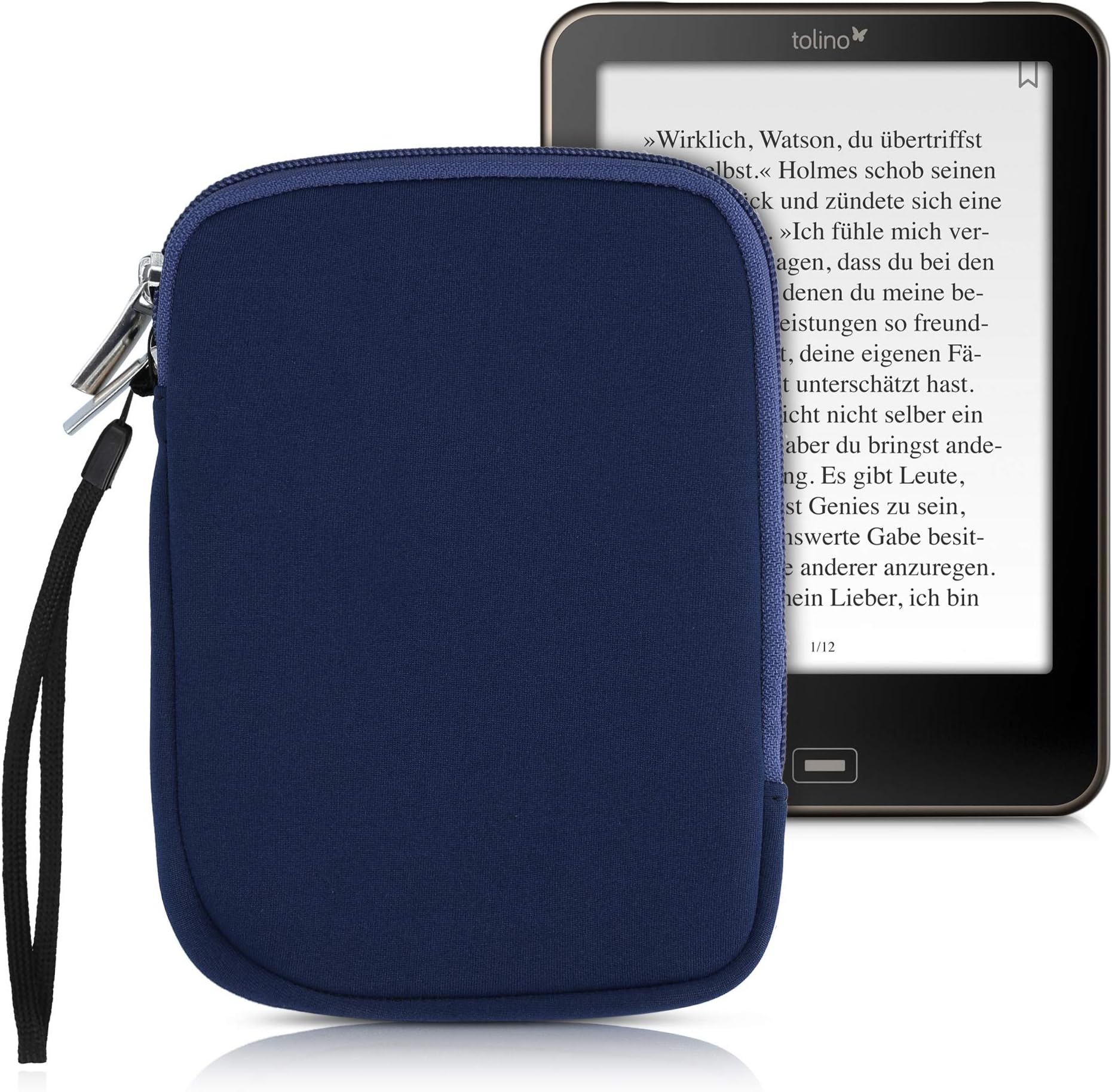 Amazon.com: kwmobile Neoprene e-Reader Pouch Size 6" eReader ...