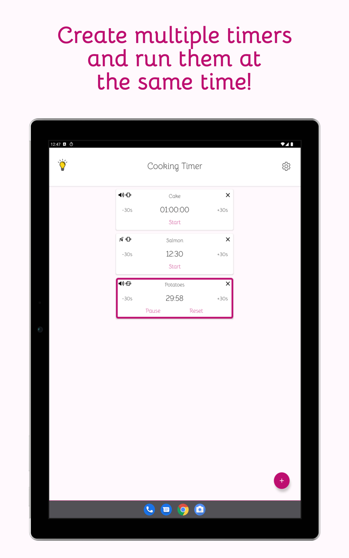 Kitchen Multi Timer (with Always-On Display mode) - App on Amazon Appstore