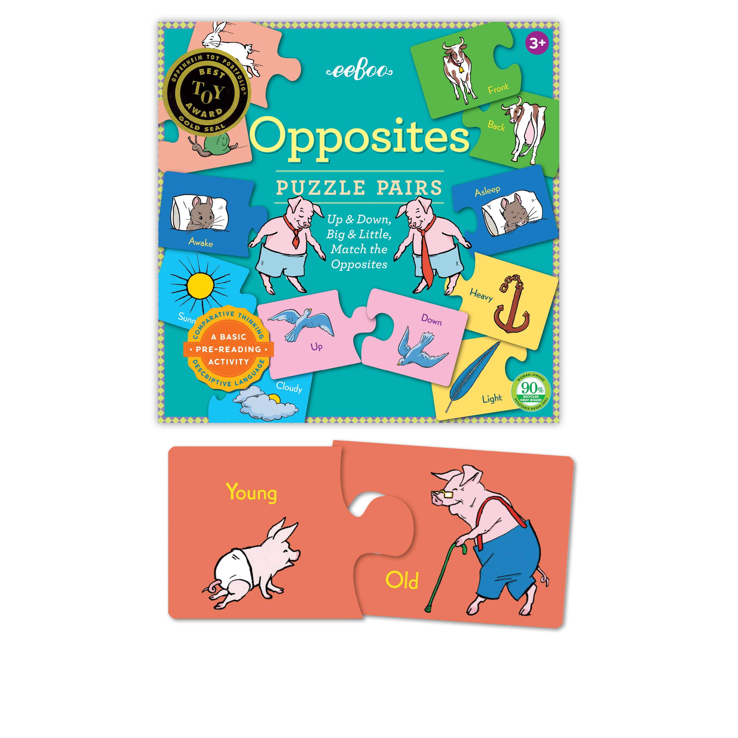 Snapklik.com : Opposites Puzzle Pairs, Educational Tool, Matching ...