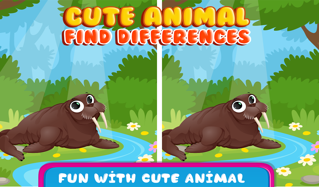 Cute Animal find Differences - App on Amazon Appstore