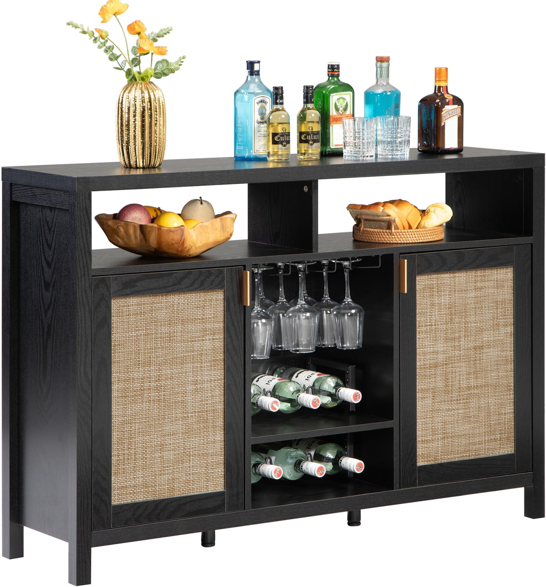 Amazon.com - Panana Accent Sideboard Buffet Serving Cabinet with 2 ...